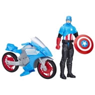 Marvel Avengers - Titan Hero Series: Captain America With Battle Cycle - Walmart.com