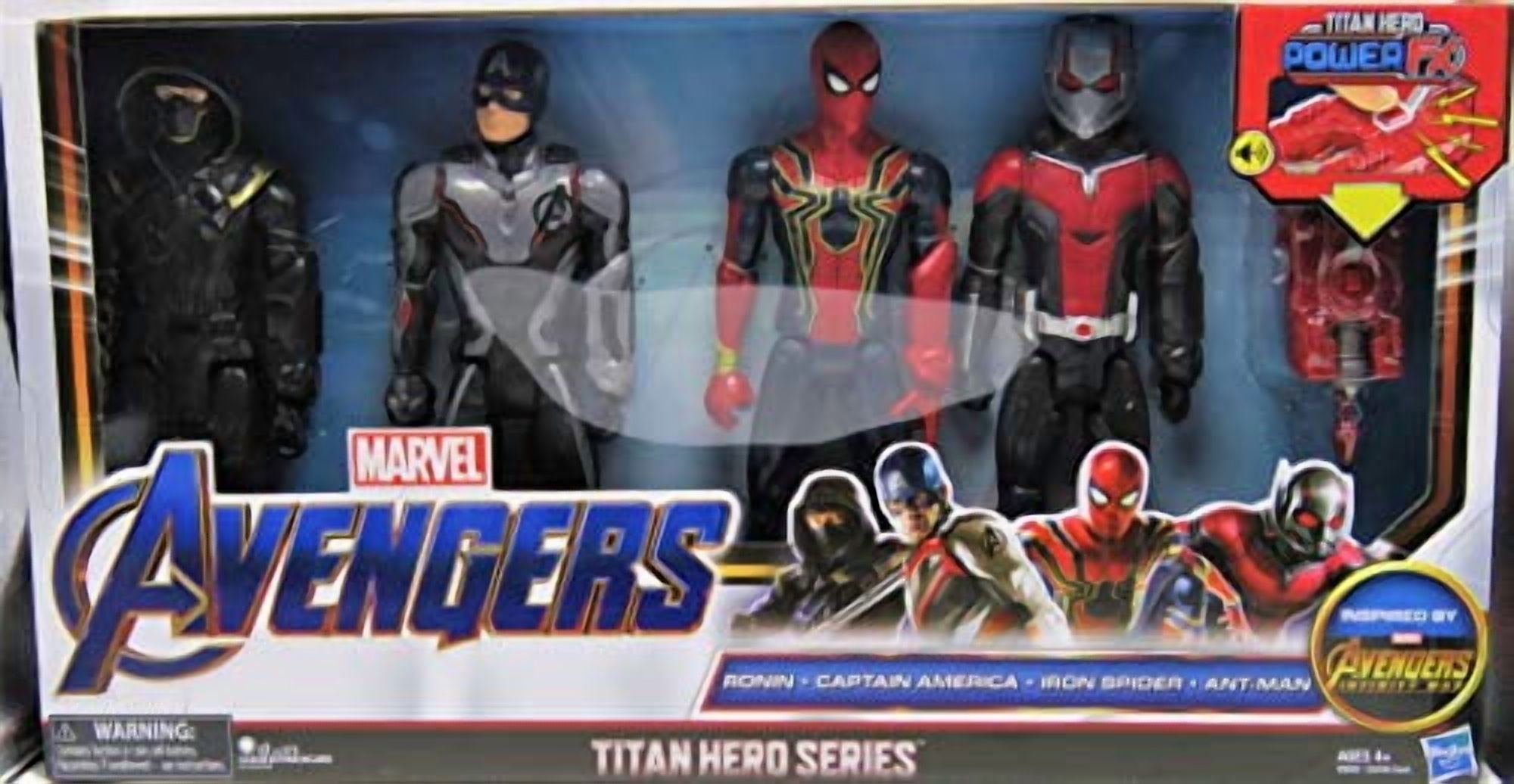 Marvel Avengers Titan Heroes Power FX Set of Four Action Figures ...