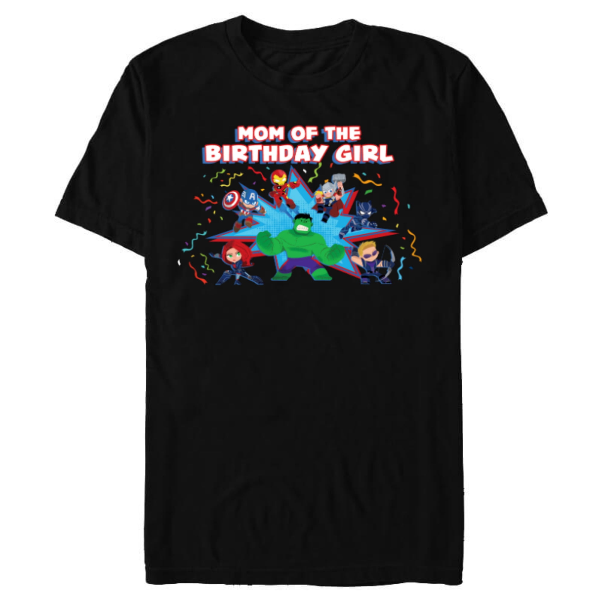 Marvel Avengers Toony Family Party Mom of the Birthday Girl - Short ...