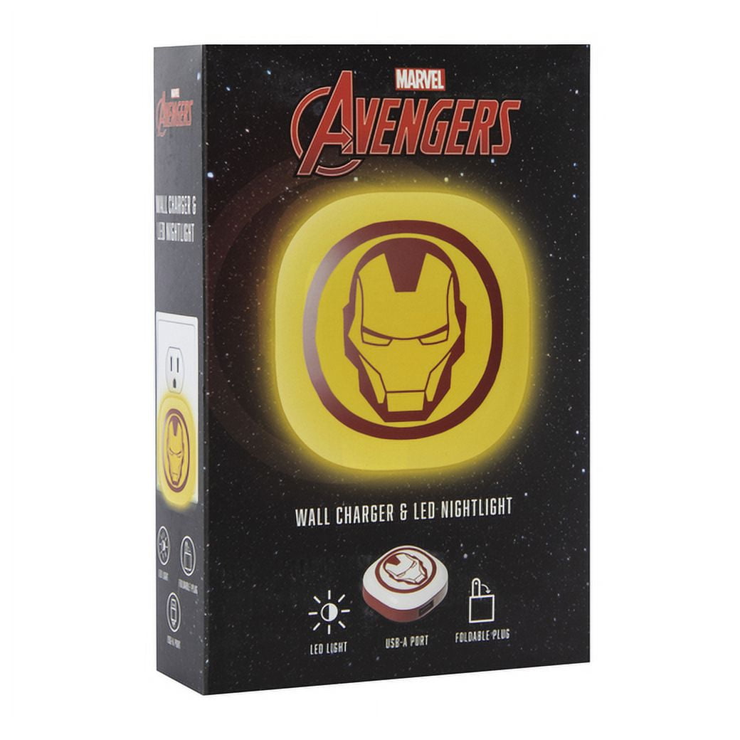 Marvel Avengers Wall Charger & LED Nightlight - Walmart.com