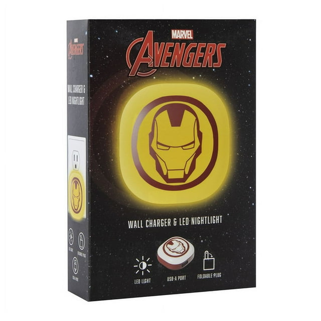 Marvel Avengers Wall Charger & LED Nightlight - Walmart.com