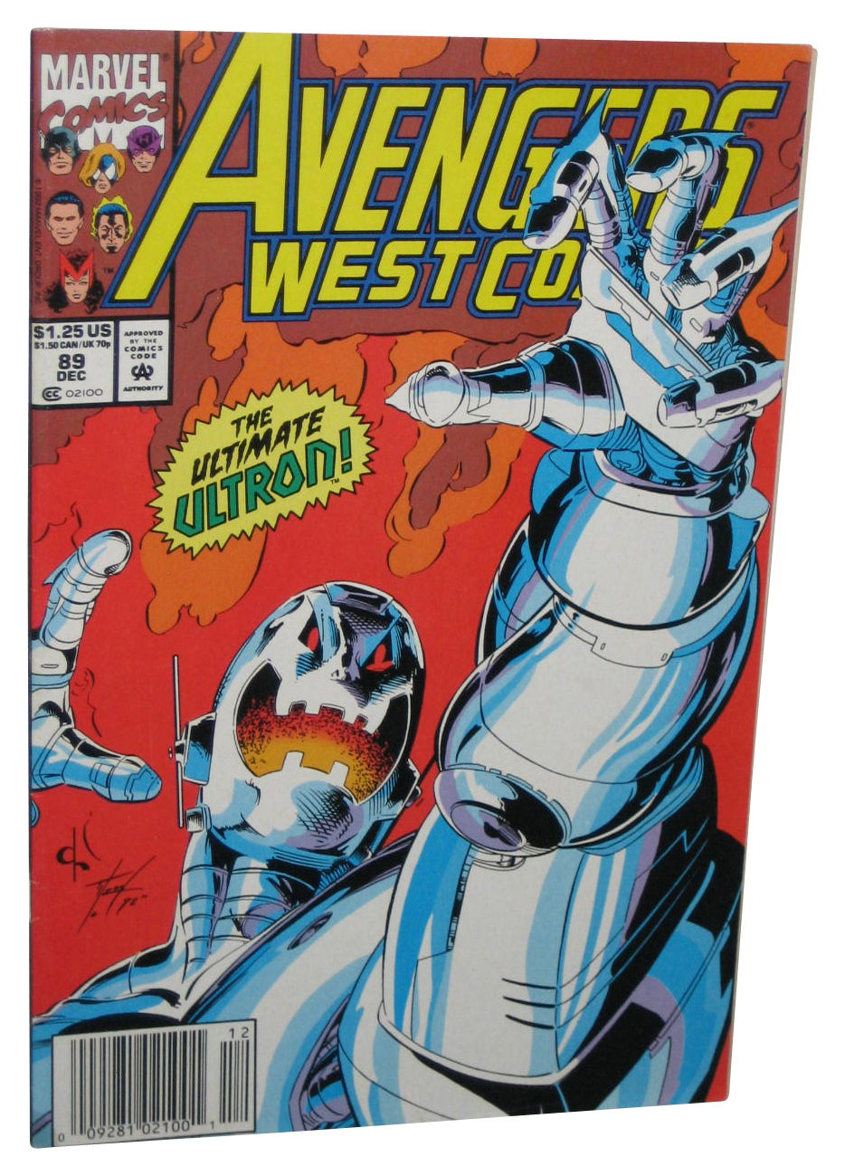 Marvel Avengers West Coast Acts Of Vengeance 1992 Comic Book Issue 89