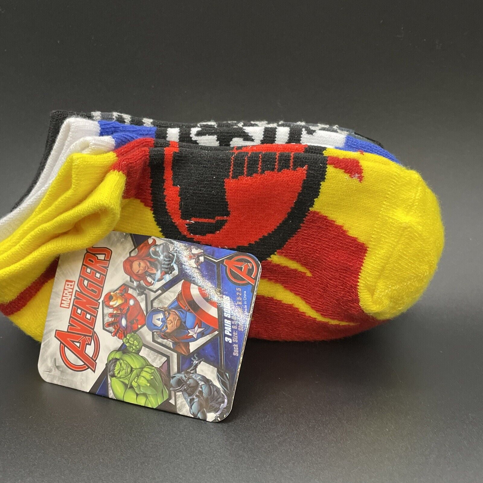 Marvel Avengers Youth Socks 3 Pairs Sz 6.5-9 - Walmart.com