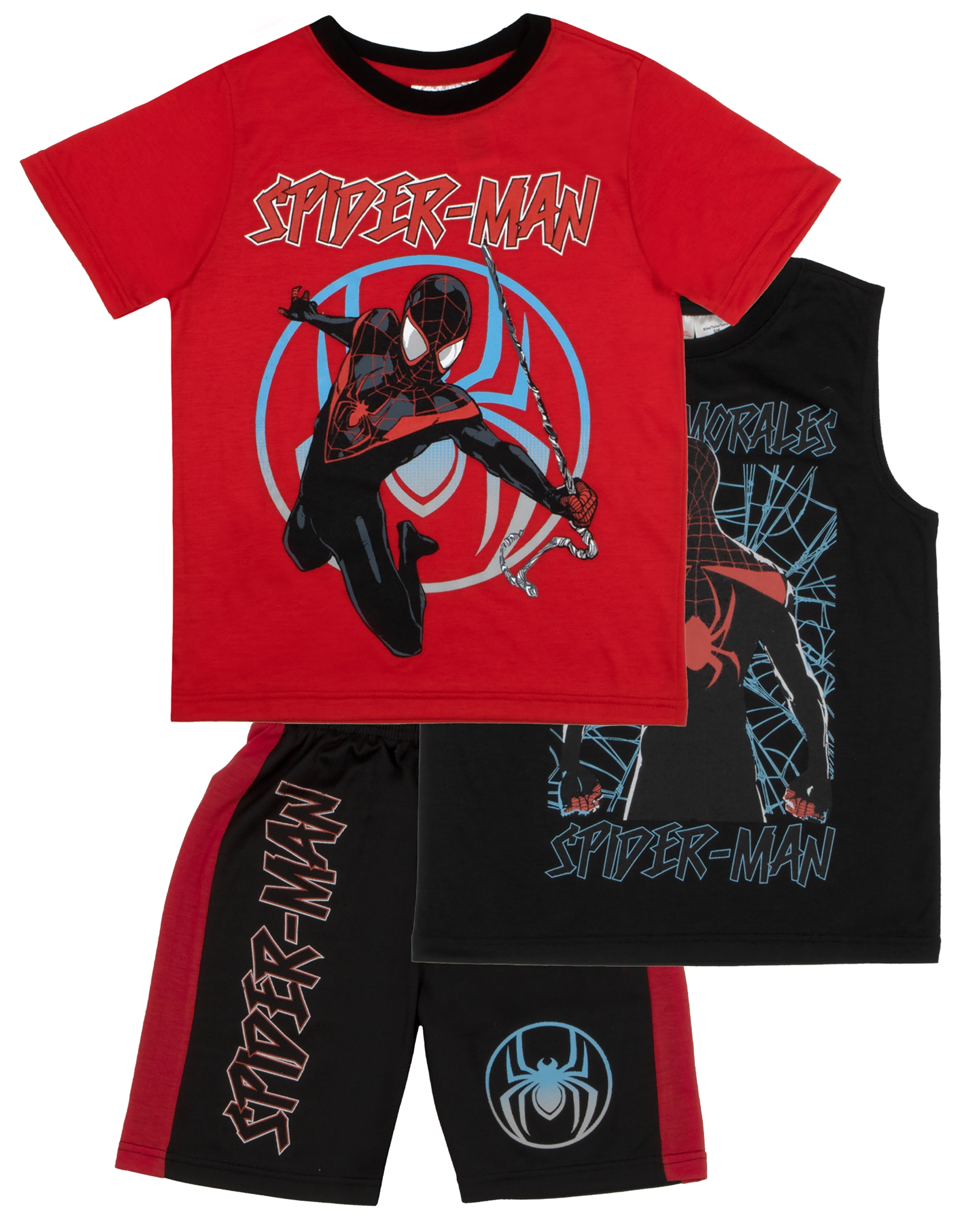 Marvel Avengers & Spider-Man Boys Superhero T-Shirt, Tank Top (Boy's ...