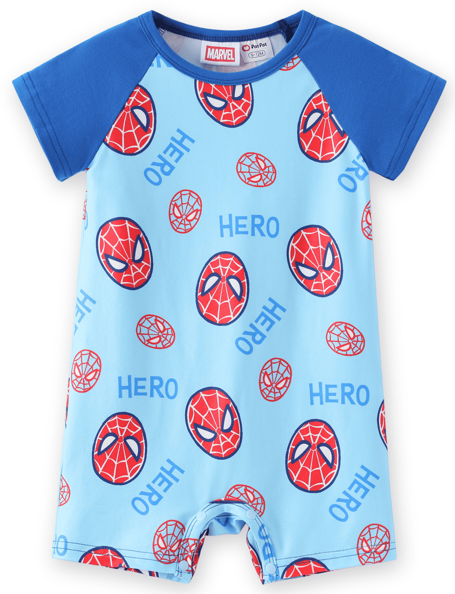 Marvel Baby Boys Spider-Man Romper Blue One Piece Summer Outfit Clothes ...
