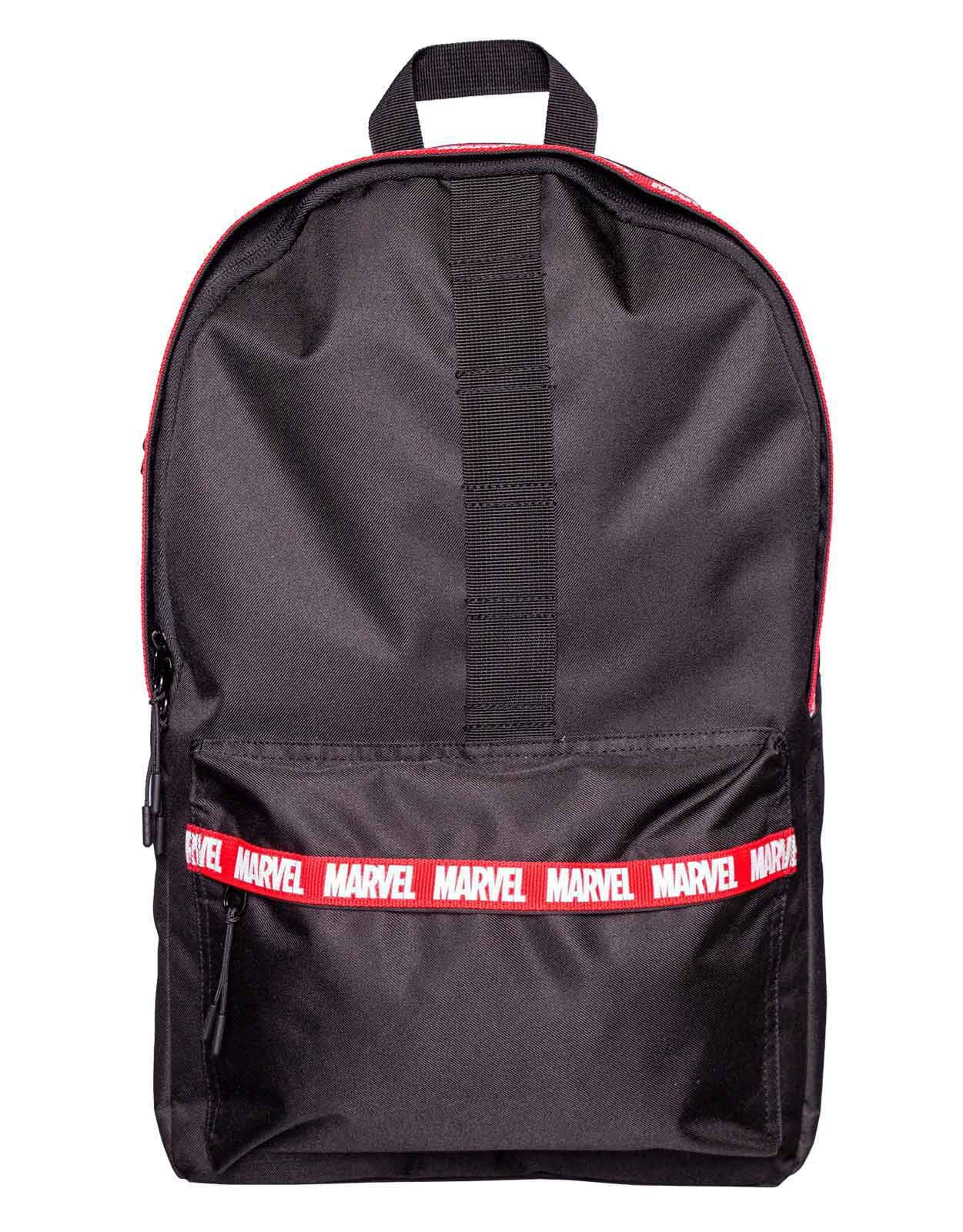 Marvel Backpack Classic Webbing Logo new Official Black - Walmart.com