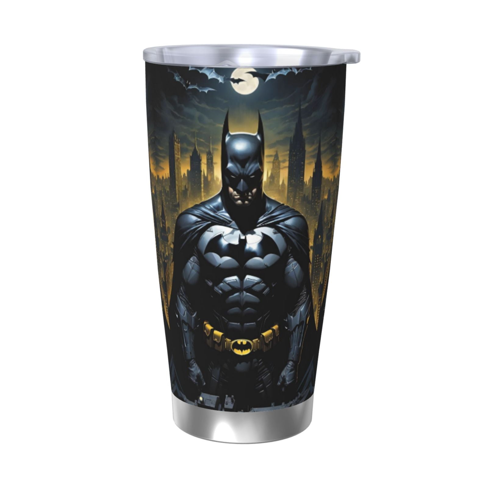 Marvel-Batman Insulated Tumblers with Lid,20 oz Travel Coffee Cups ...