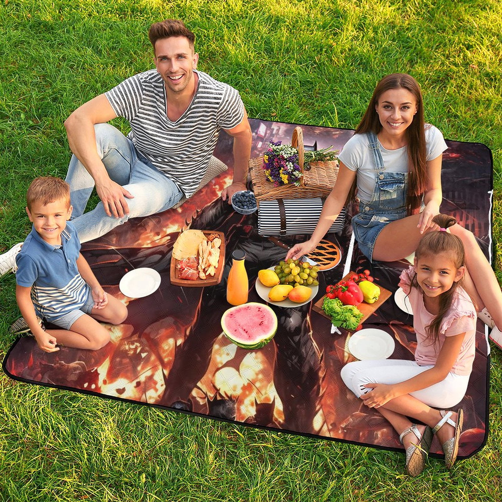 Marvel-Batman Picnic Blankets 59"x59" Extra Large Outdoor Blanket Beach ...