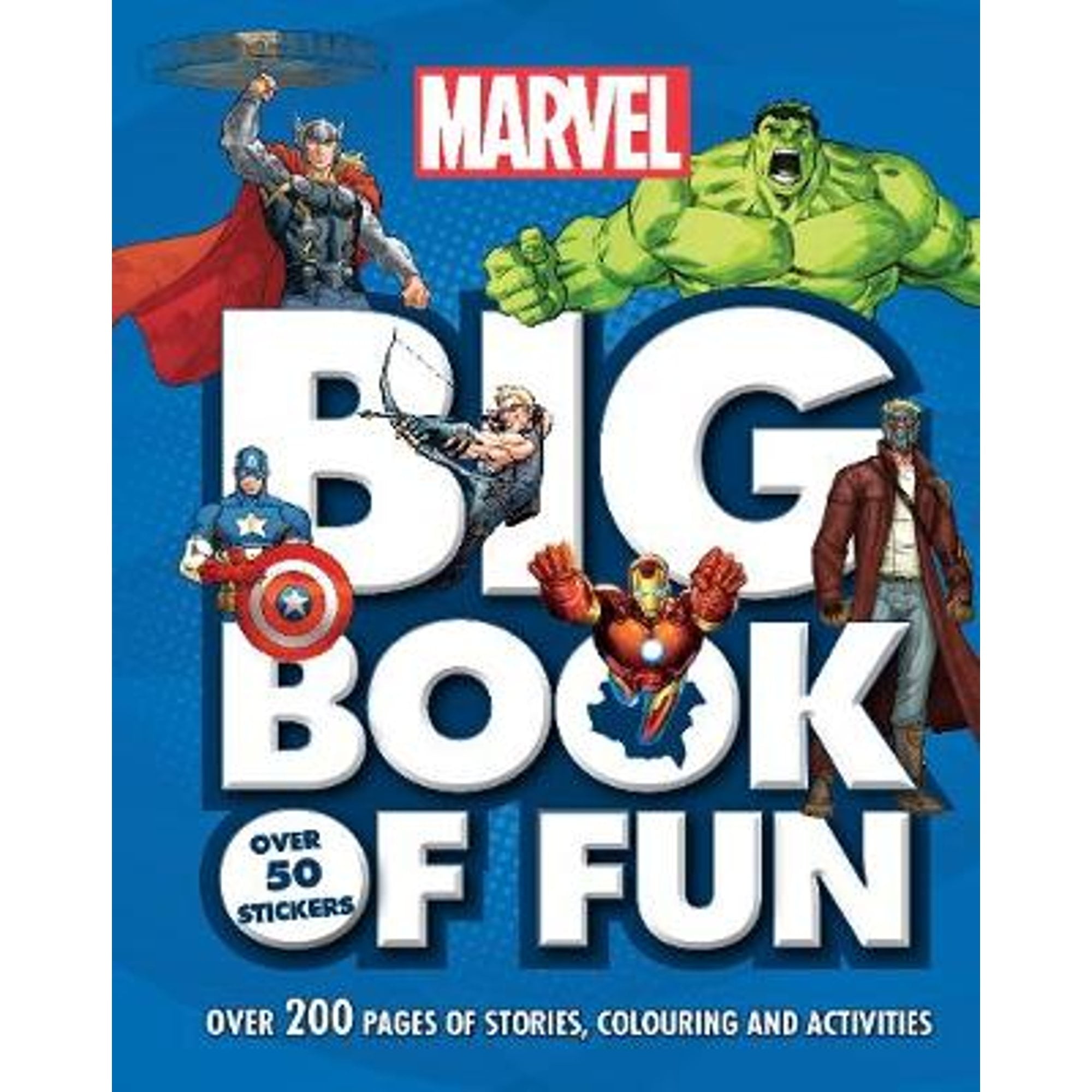 Pre-Owned Marvel Big Book of Fun: Over 200 Pages of Stories, Colouring ...