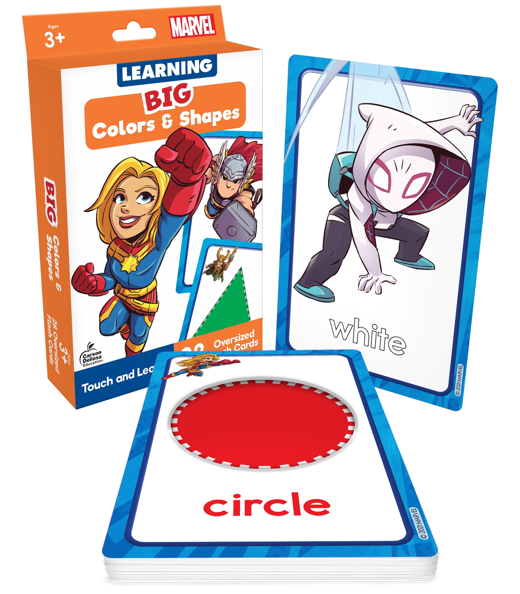 Marvel Big Colors & Shapes (Cards) - Walmart.com