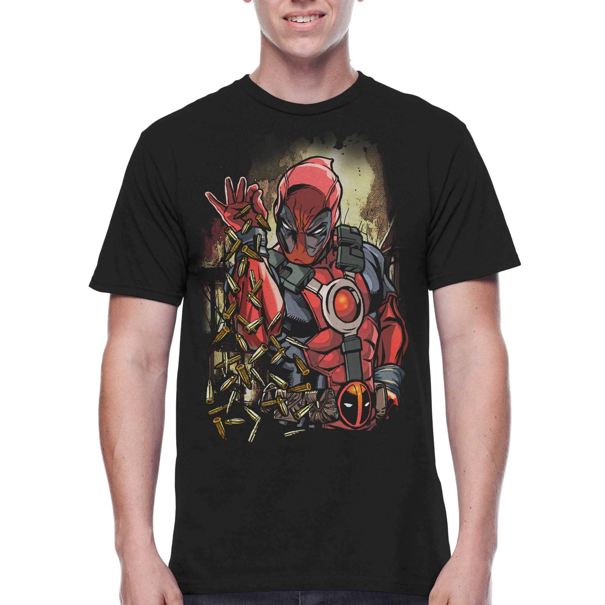 Marvel Big Men's Deadpool sprinkle graphic tee - Walmart.com