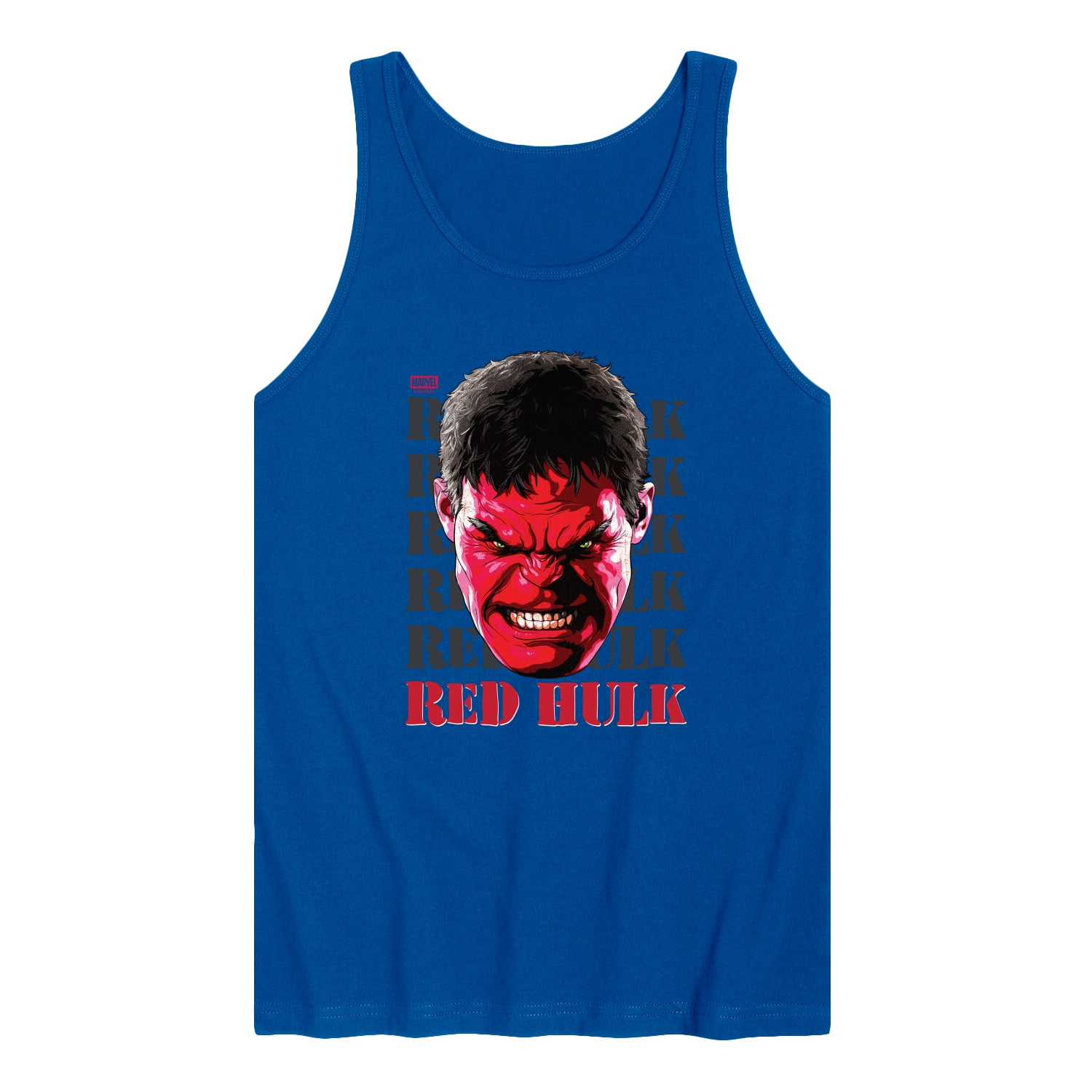 Marvel - Big Red Hulk Face - Men's Tank Top - Walmart.com