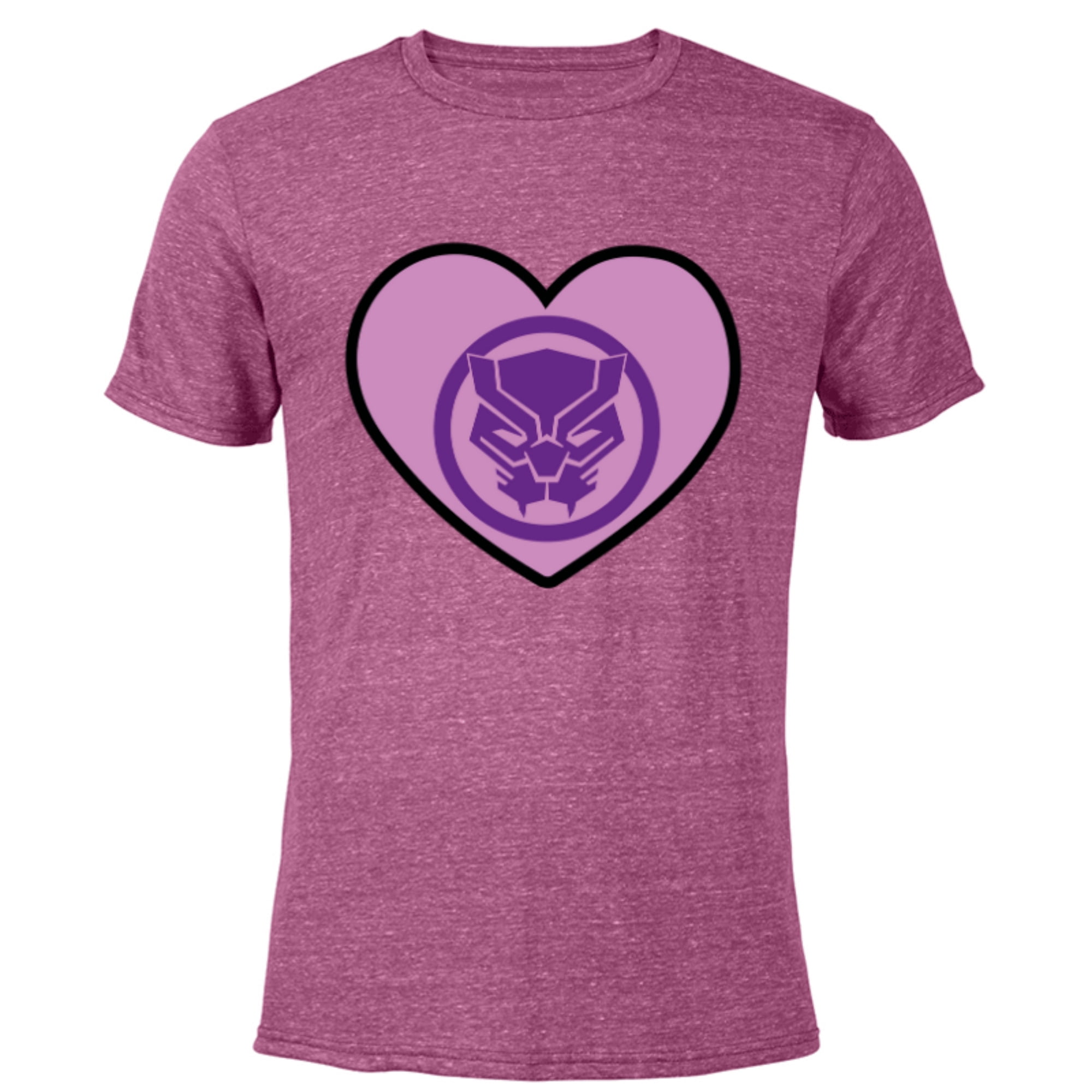Marvel Black Panther Avengers Heart Love Valentine’s Day - Short Sleeve ...