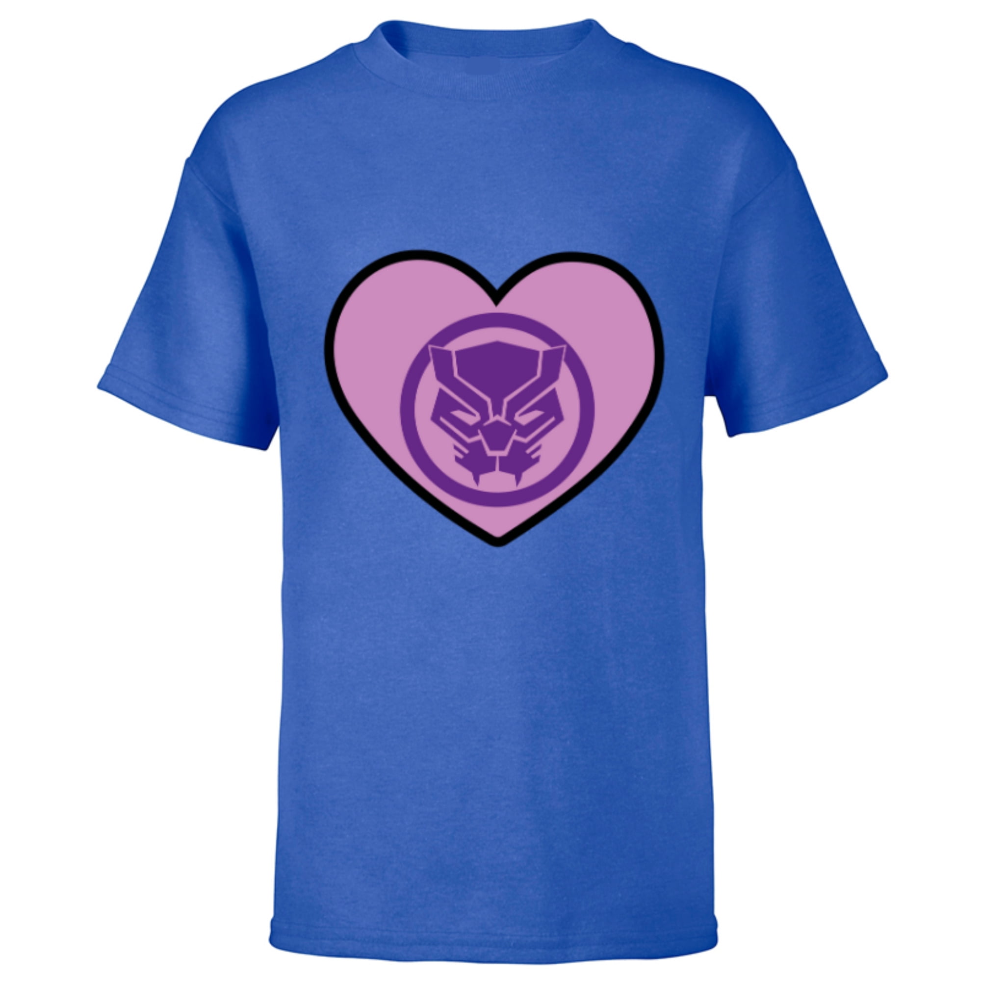 Marvel Black Panther Avengers Heart Love Valentine’s Day - Short Sleeve ...