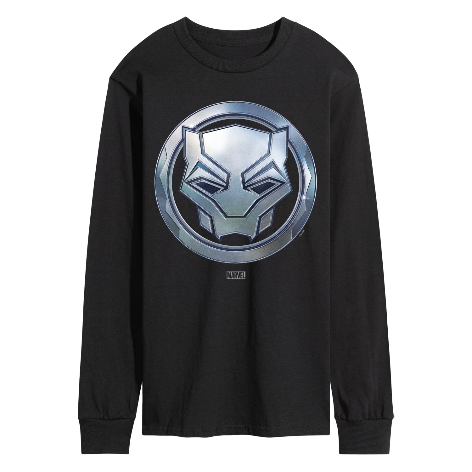 Marvel Black Panther - Circle Logo - Men's Long Sleeve Graphic T-Shirt ...