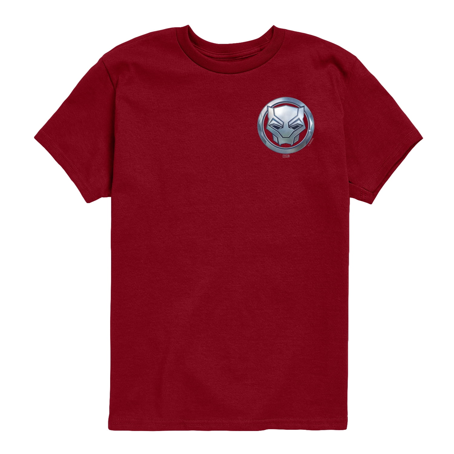 Marvel - Black Panther Circle Logo - Youth Short Sleeve Graphic T-Shirt ...