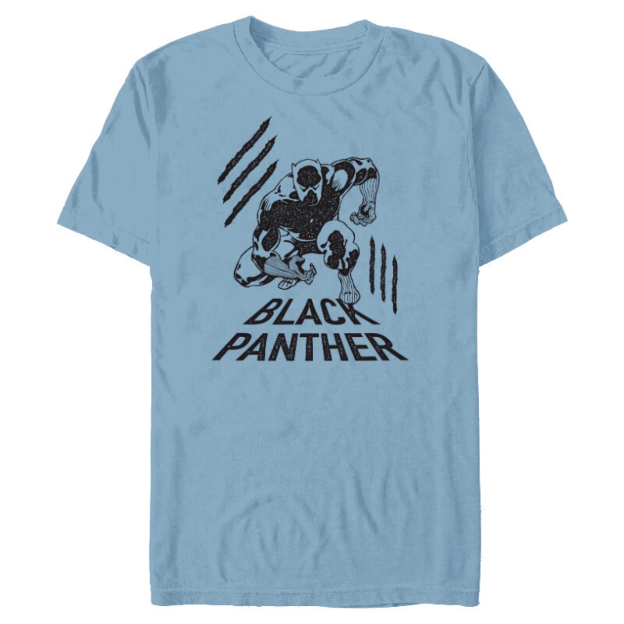 Marvel Black Panther Classic Comic Clawmarks Distressed - Short Sleeve ...