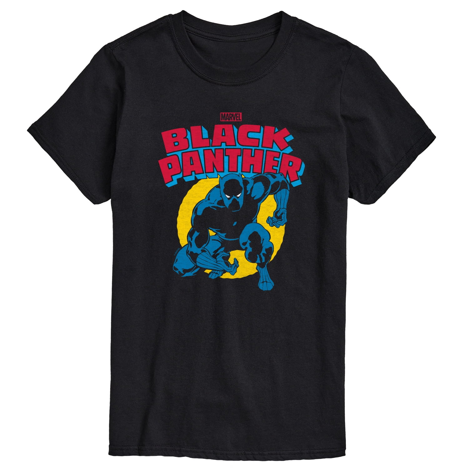 Marvel Black Panther - Crouch - Men's Short Sleeve Graphic T-Shirt ...