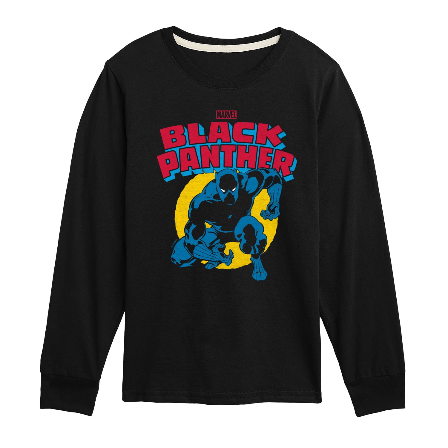 Marvel Black Panther - Crouch - Toddler And Youth Long Sleeve Graphic T ...