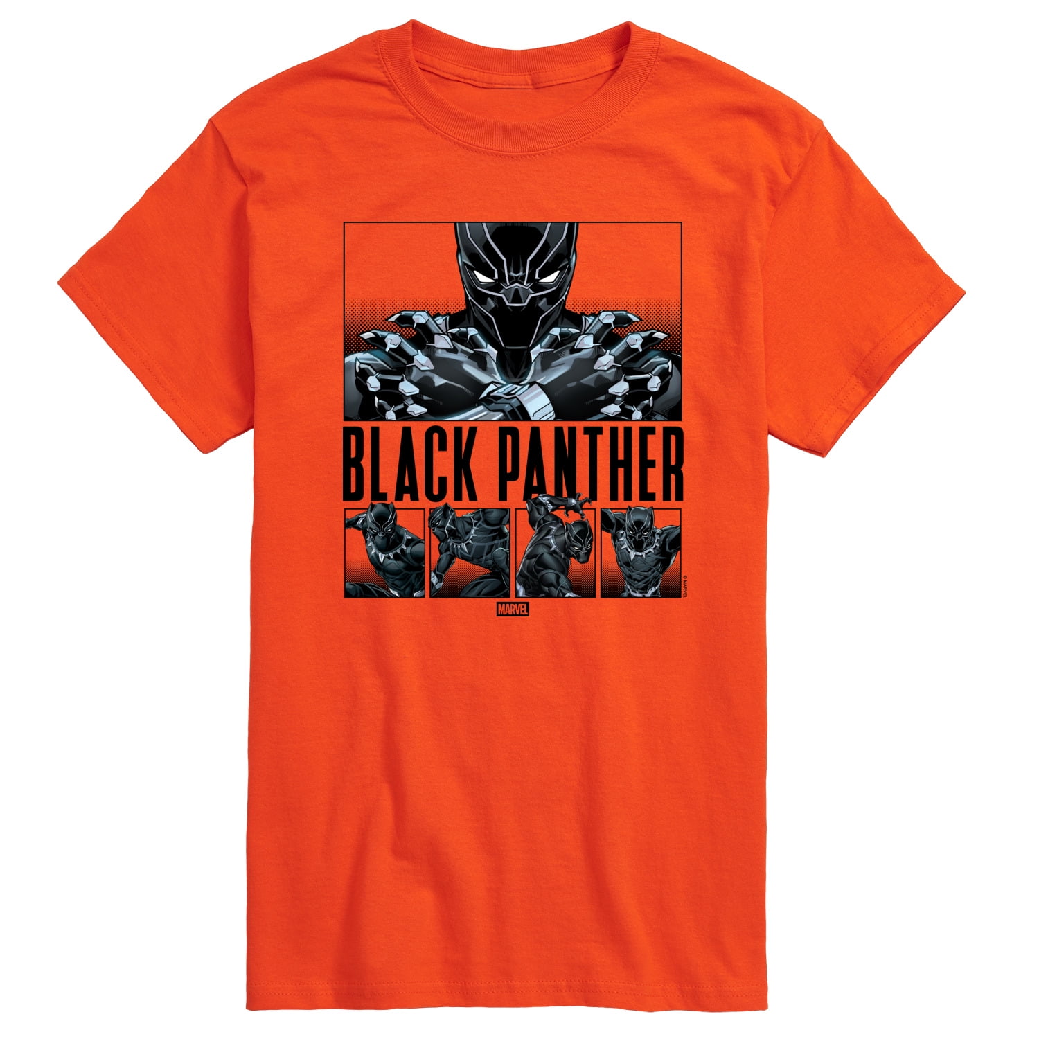 Marvel - Black Panther Grid - Men's Short Sleeve Graphic T-Shirt ...