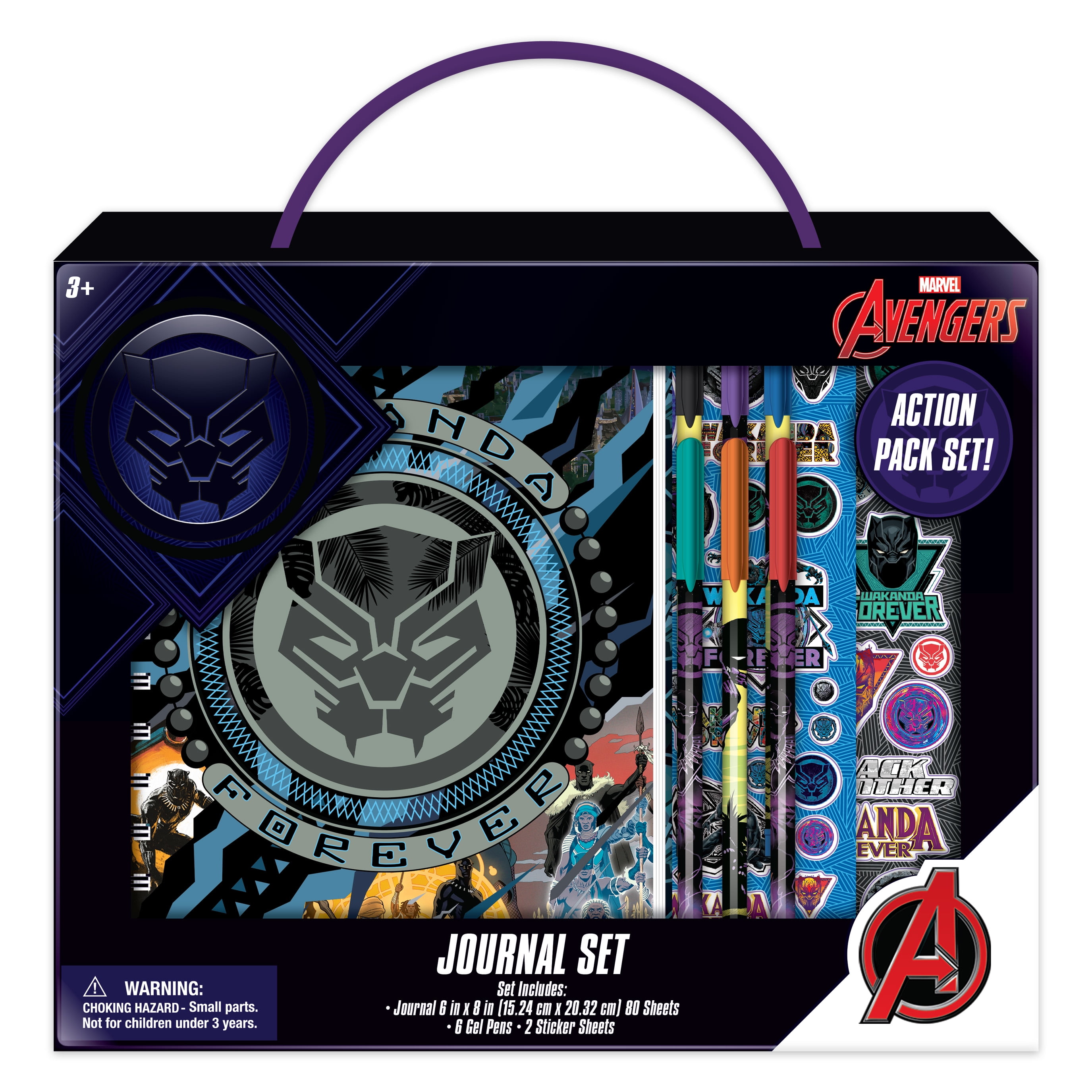 Marvel Black Panther Hard Cover Paper Journal Set, 9 Pieces - Walmart.com