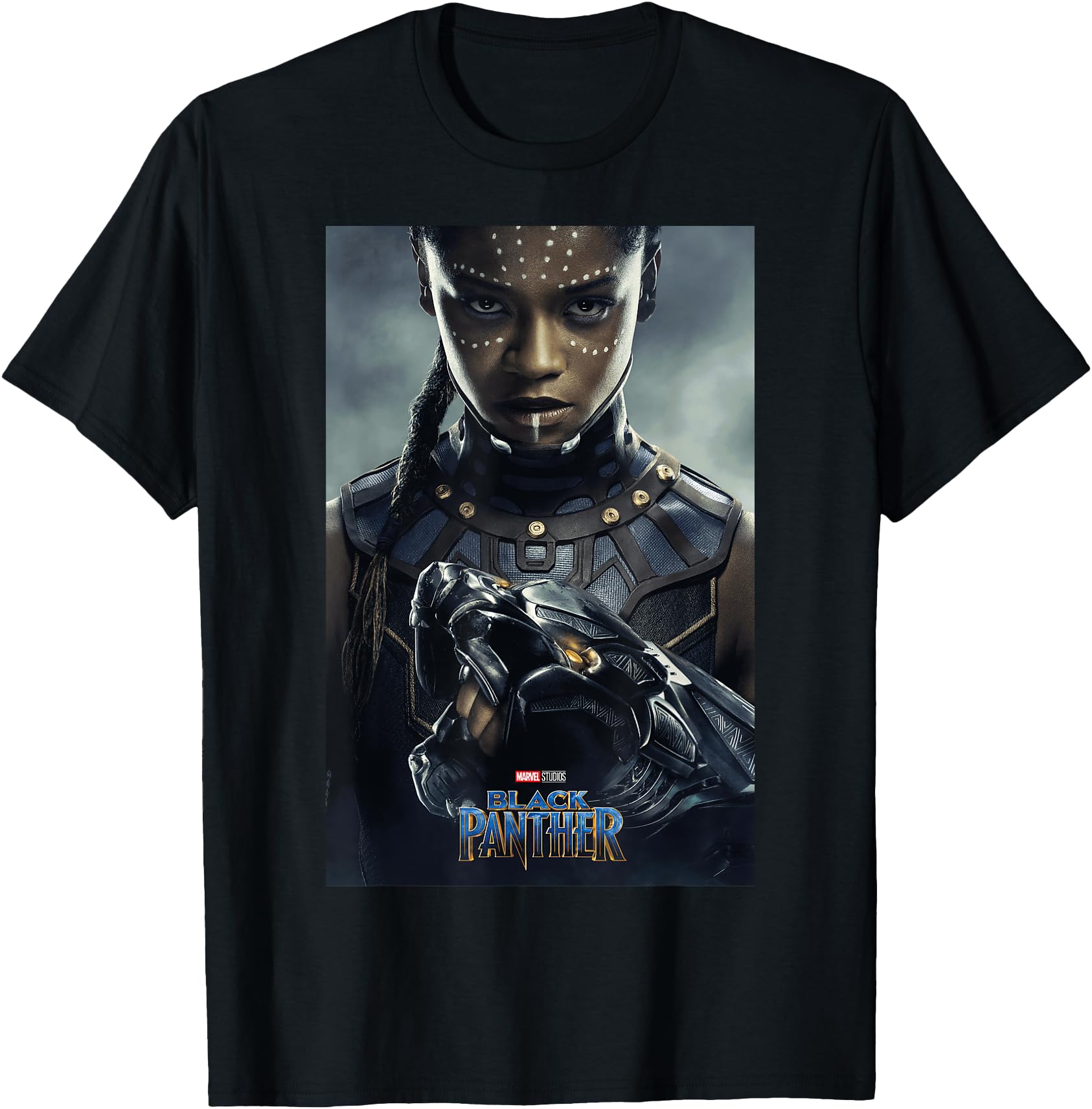 Marvel Black Panther Movie Shuri Poster Graphic T-Shirt - Walmart.com