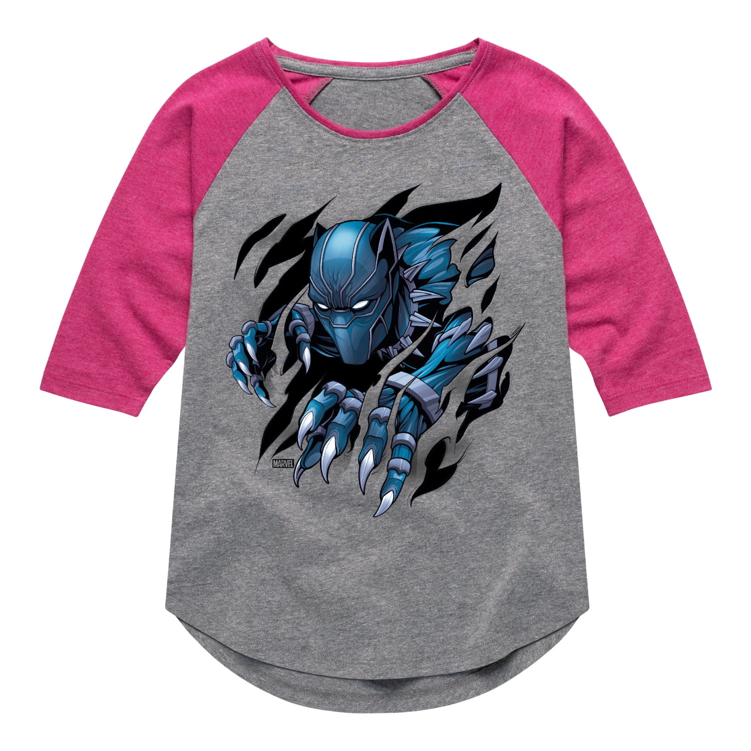 Marvel Black Panther - Rip Through Shirt - Girls Toddler And Youth ...