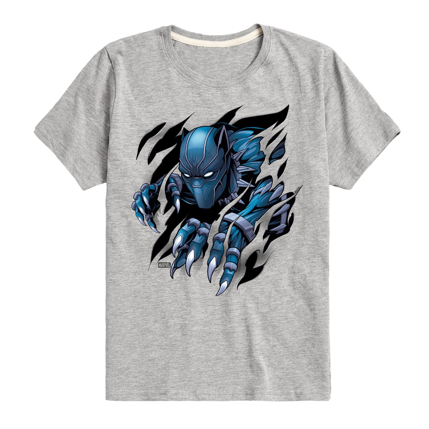 Marvel Black Panther - Rip Through Shirt - Toddler And Youth Short ...