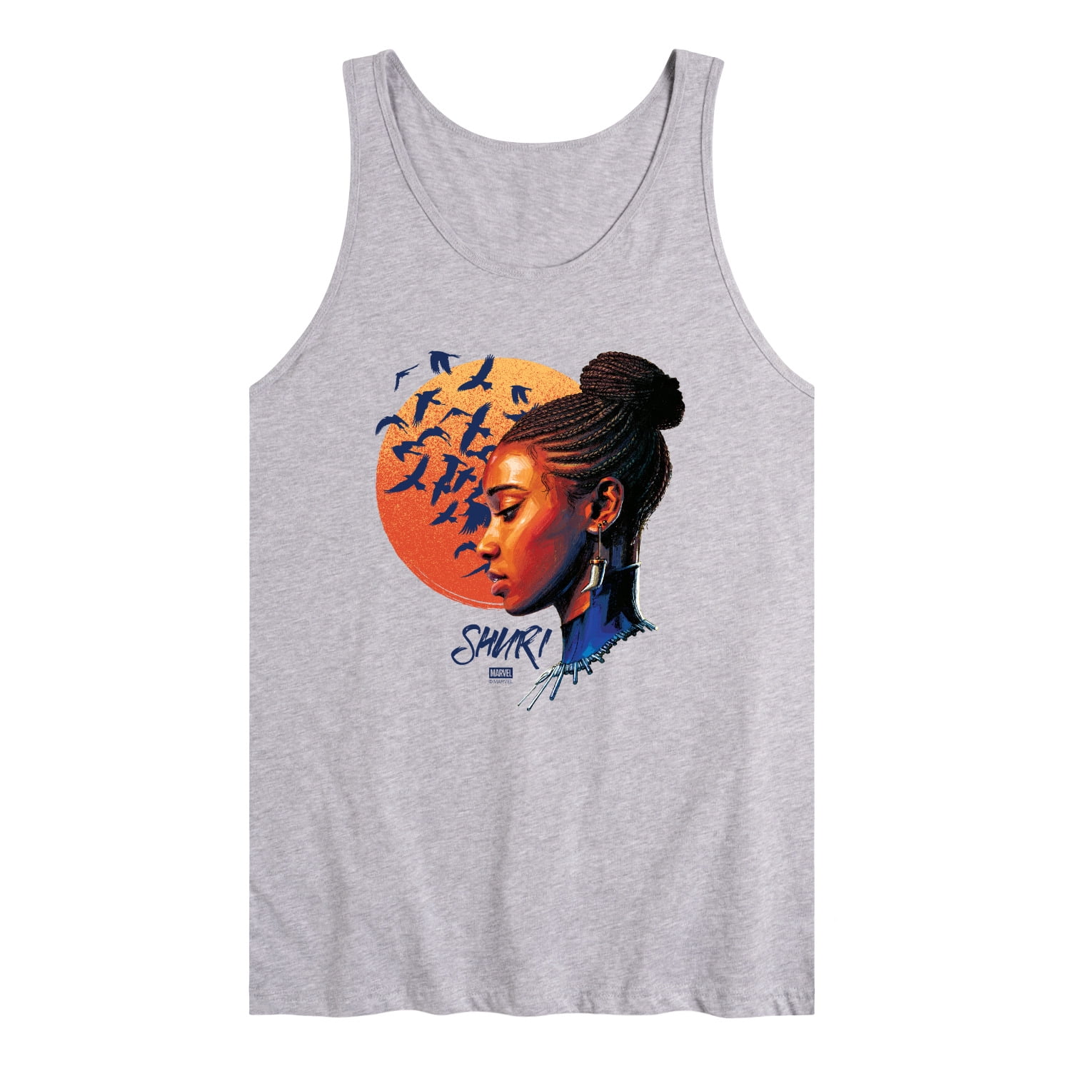 Marvel - Black Panther Shuri Portrait - Men's Sleeveless Graphic Tank ...
