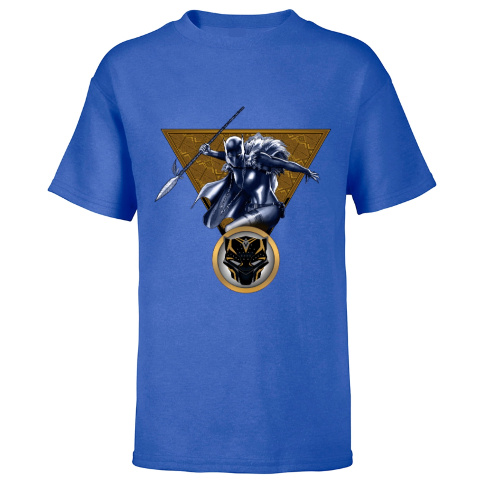 Marvel Black Panther Shuri with Cape and Spear Comic Art - Short Sleeve ...