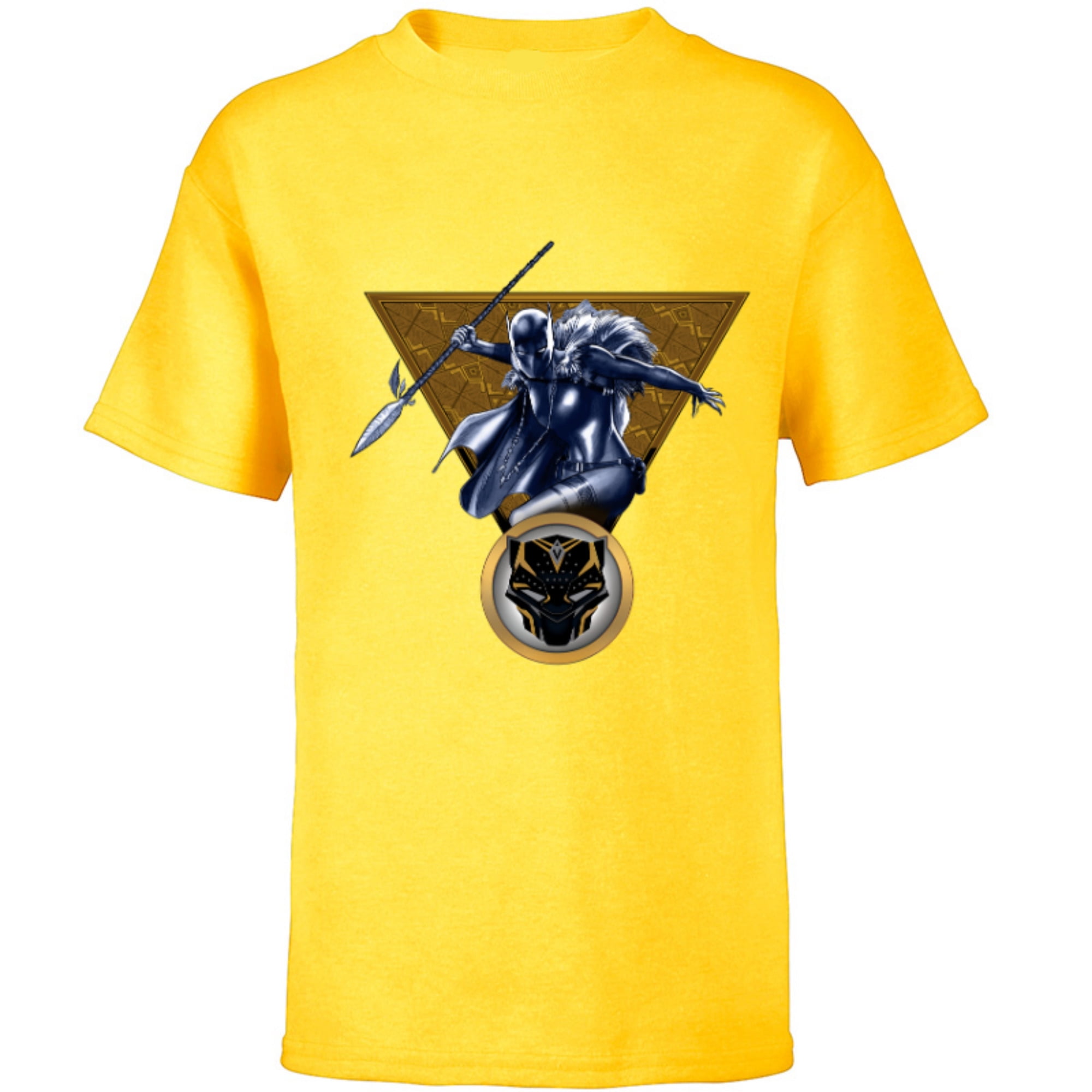 Marvel Black Panther Shuri with Cape and Spear Comic Art - Short Sleeve ...