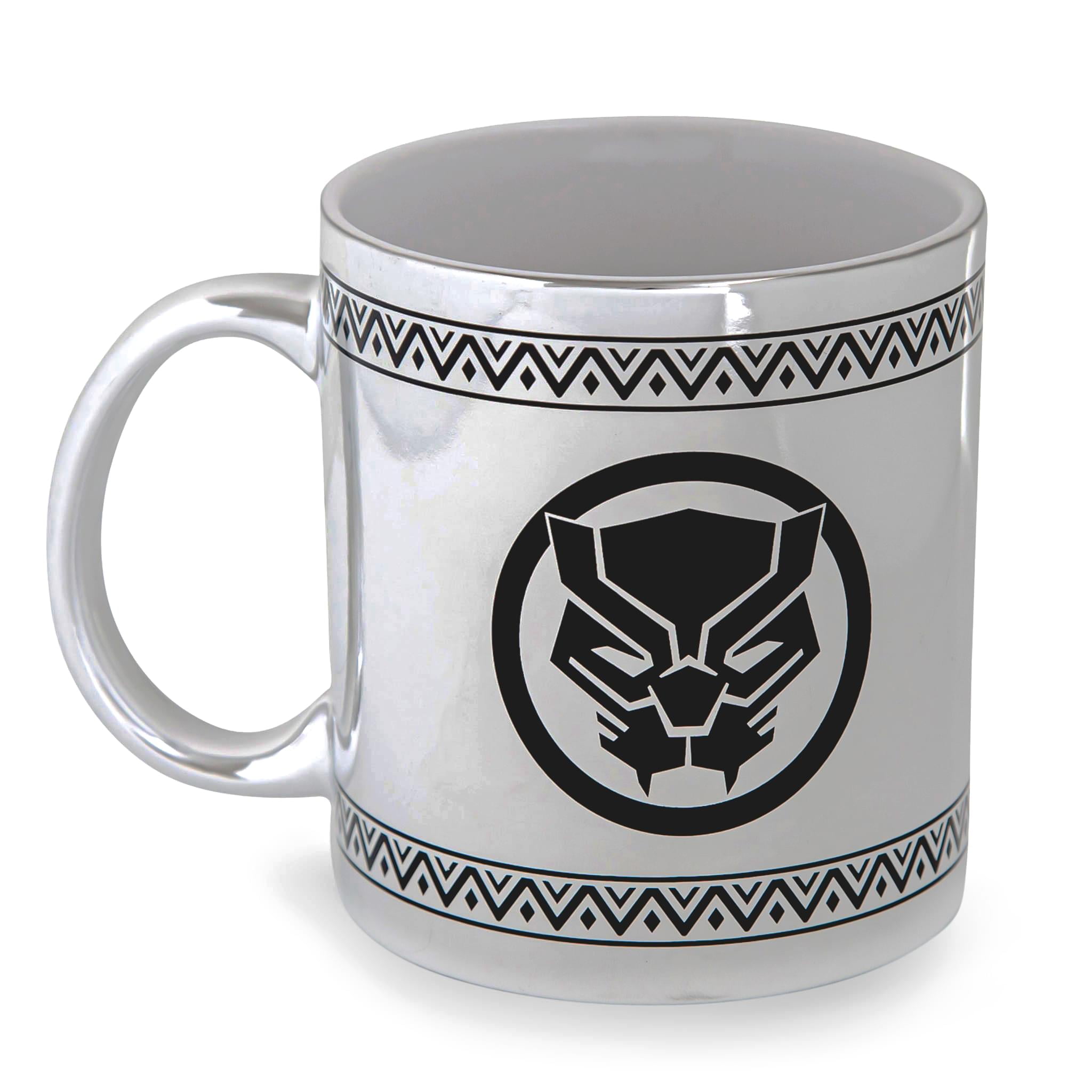 Marvel Black Panther Tribal Borders Electroplated Ceramic Mug | Holds ...