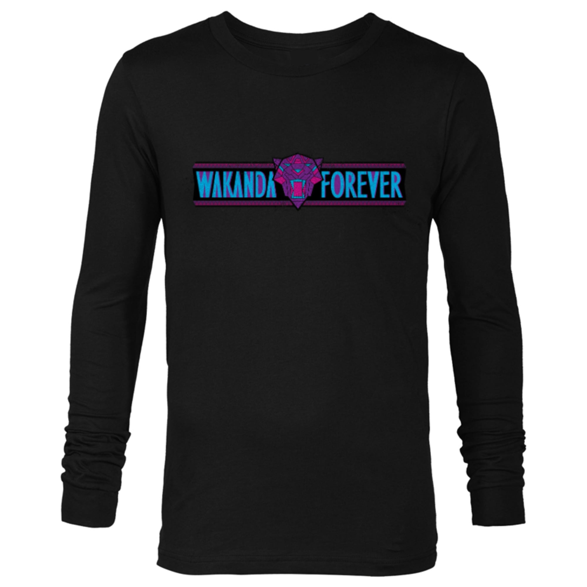 Marvel Black Panther: Wakanda Forever Movie Stylized Logo - Long Sleeve ...