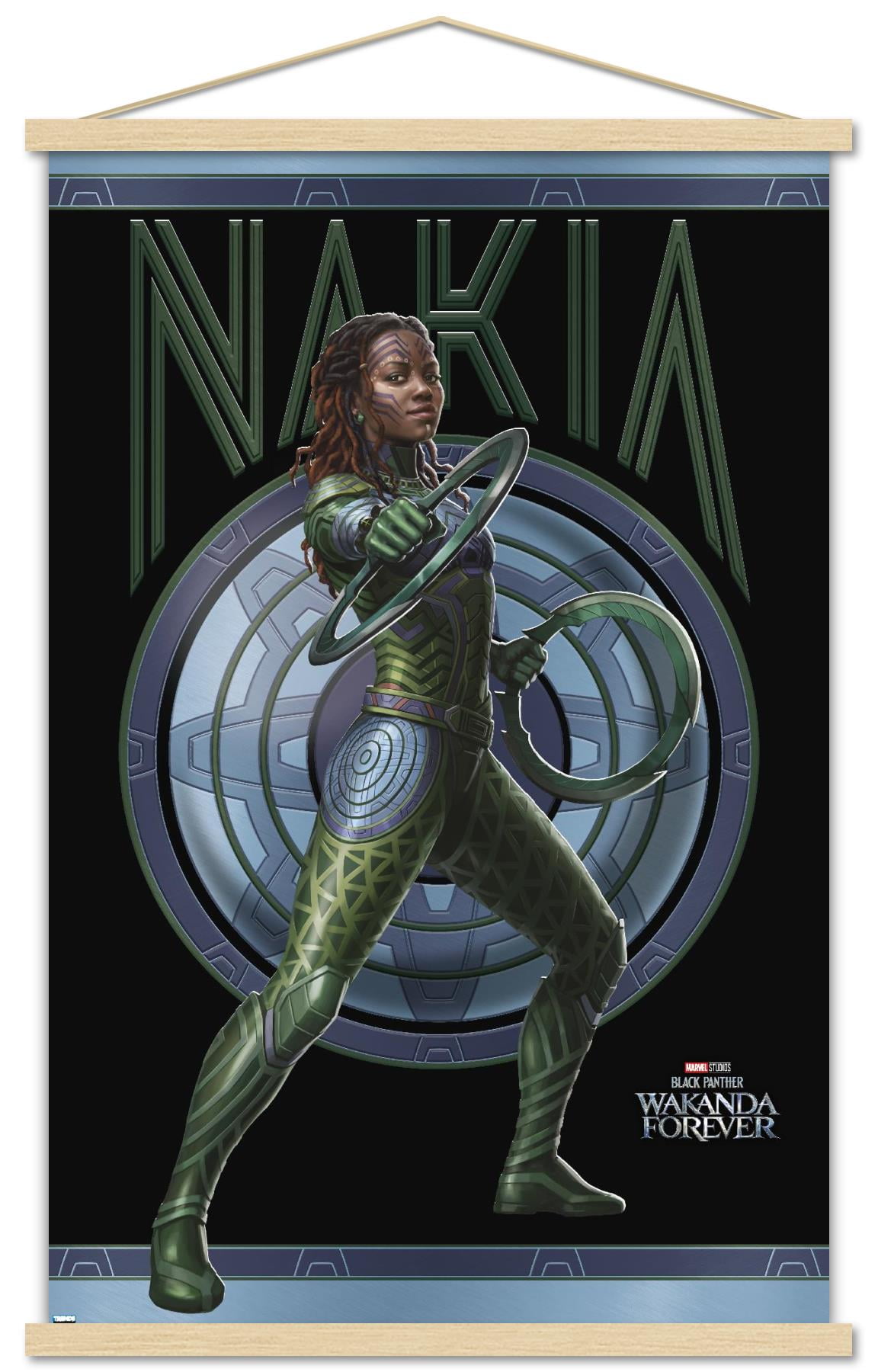 Marvel Black Panther: Wakanda Forever - Nakia Wall Poster with Magnetic ...