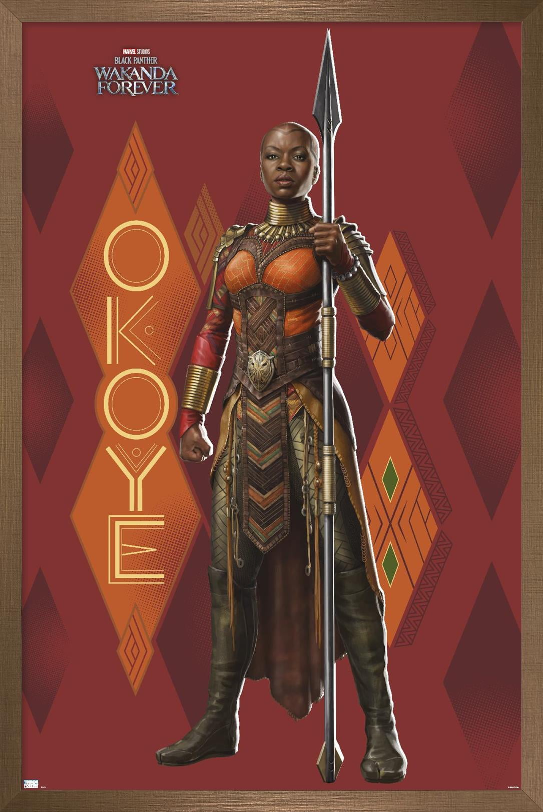 Marvel Black Panther: Wakanda Forever - Okoye Wall Poster, 22.375" x 34 ...