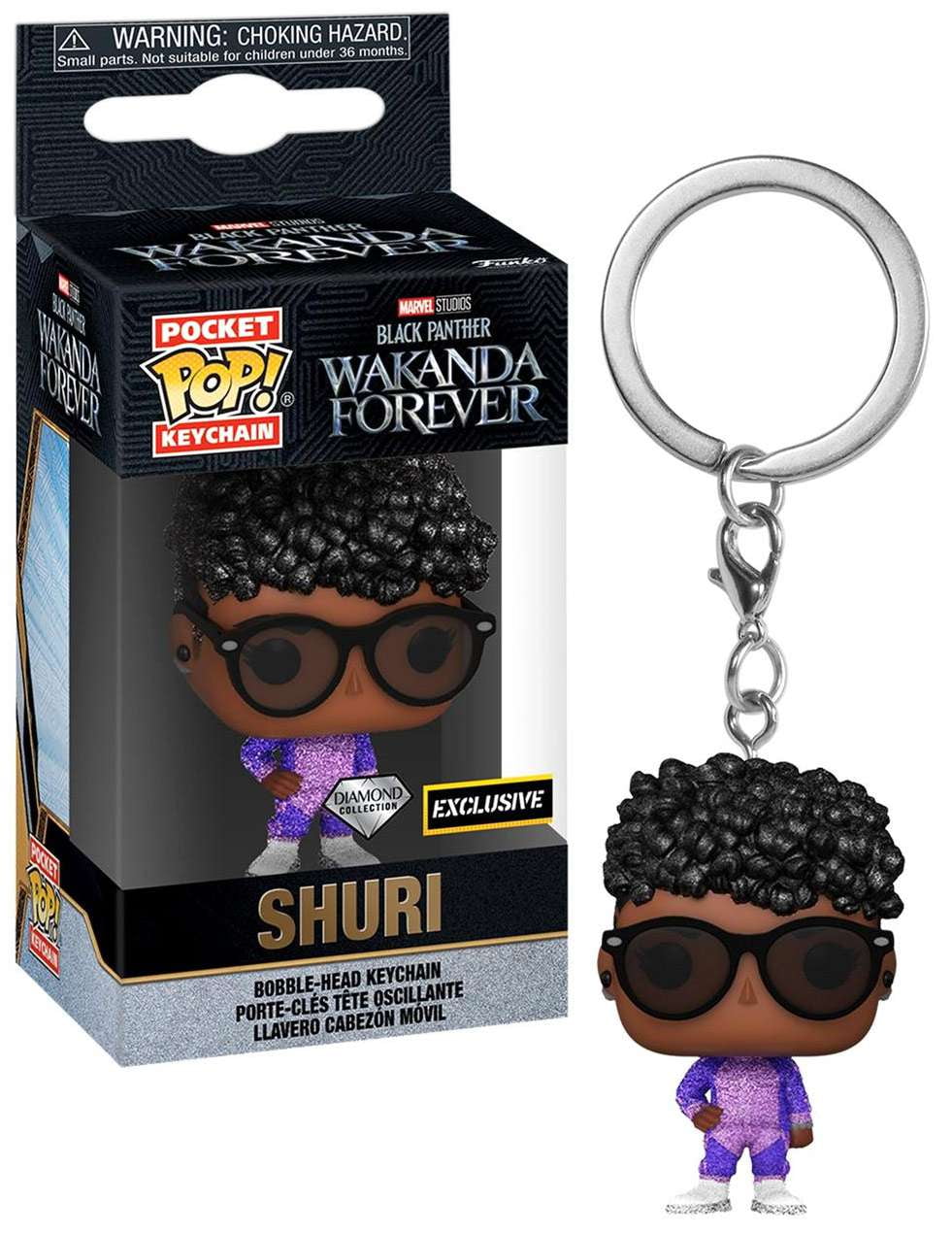 Funko Marvel Pocket POP! Shuri Keychain (Diamond Collection) - Walmart.com
