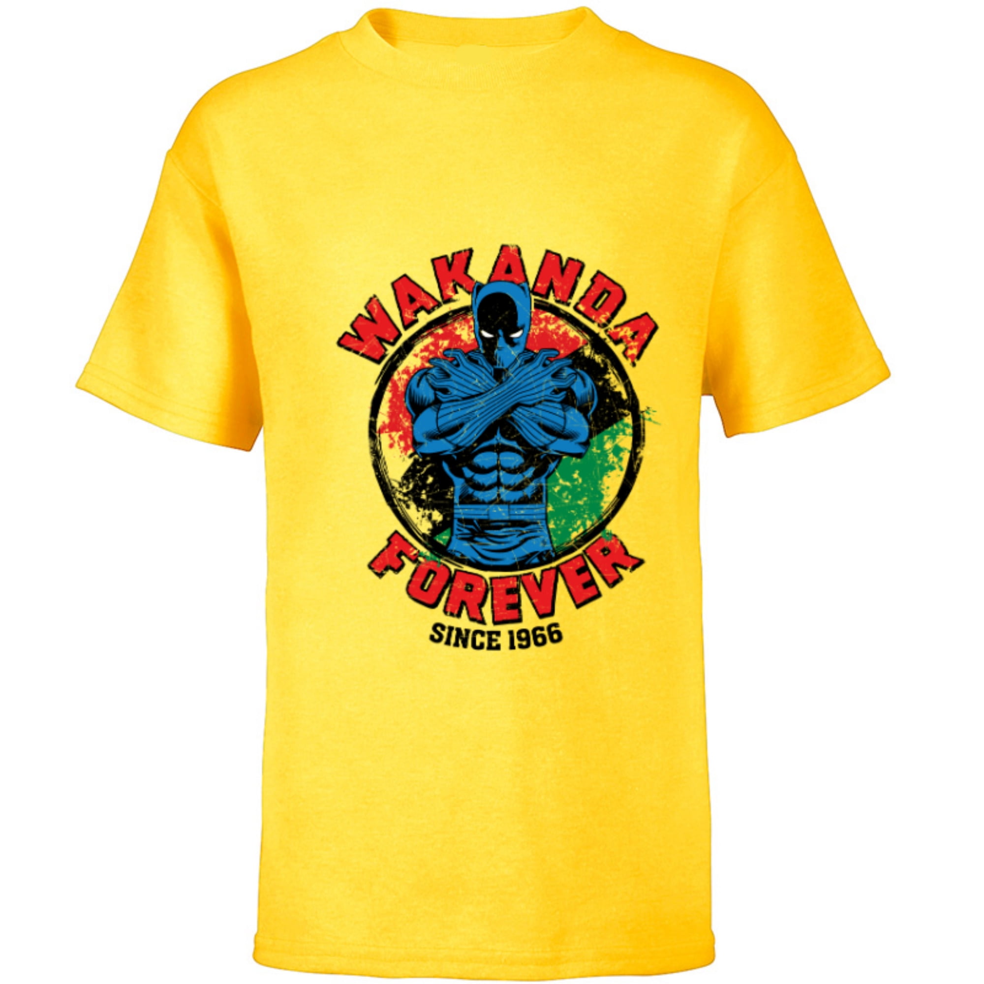 Marvel Black Panther Wakanda Forever Since 1966 - Short Sleeve T-Shirt ...