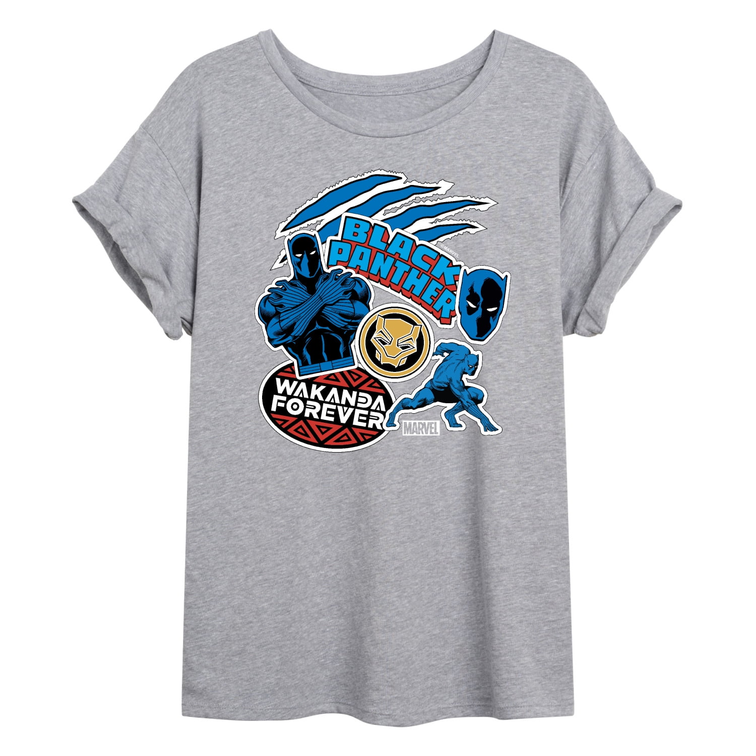 Marvel Black Panther - Wakanda Forever Stickers - Women's Oversized ...