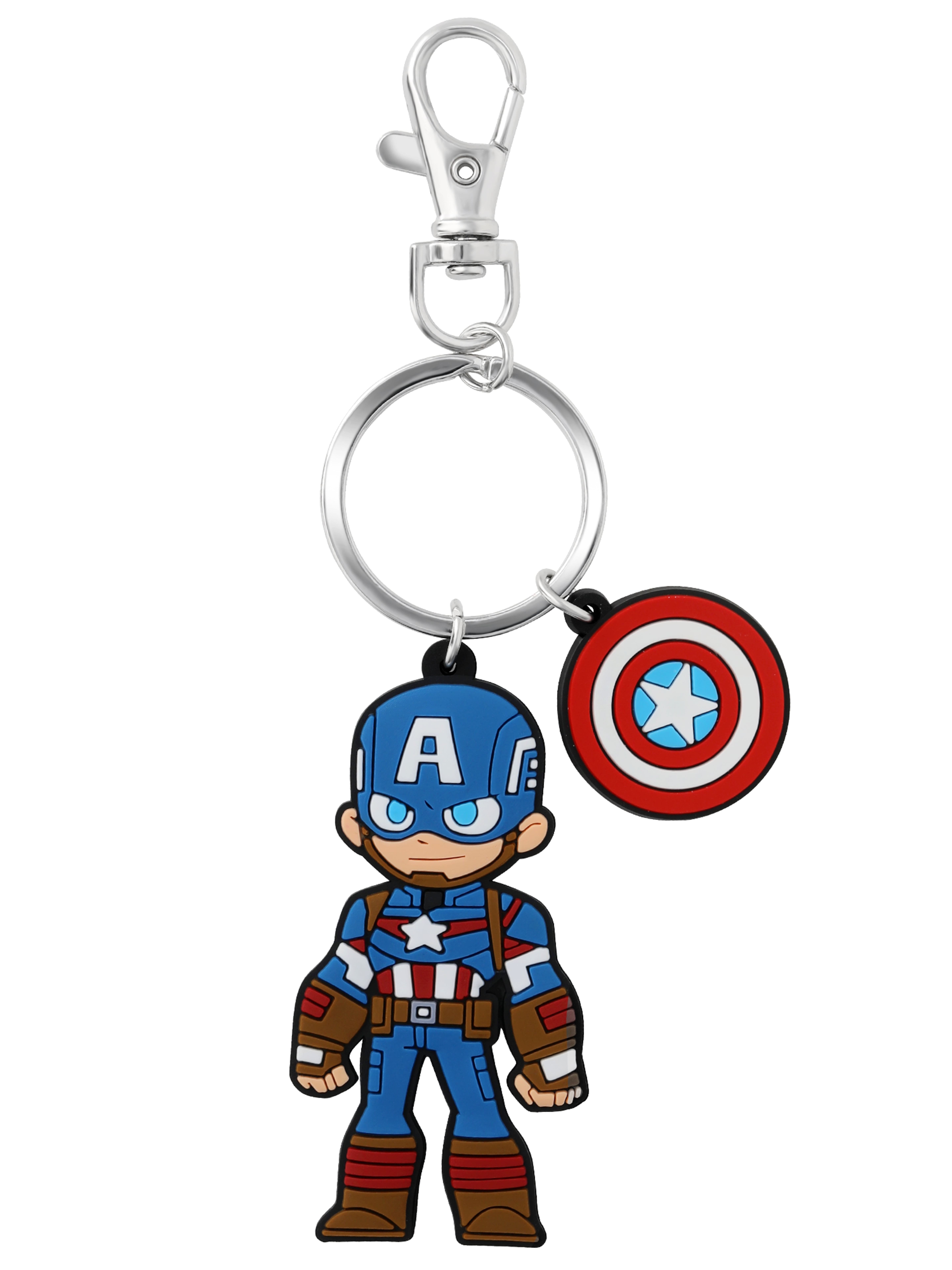 Marvel,Boy's Captain America Keychain Charm - Walmart.com