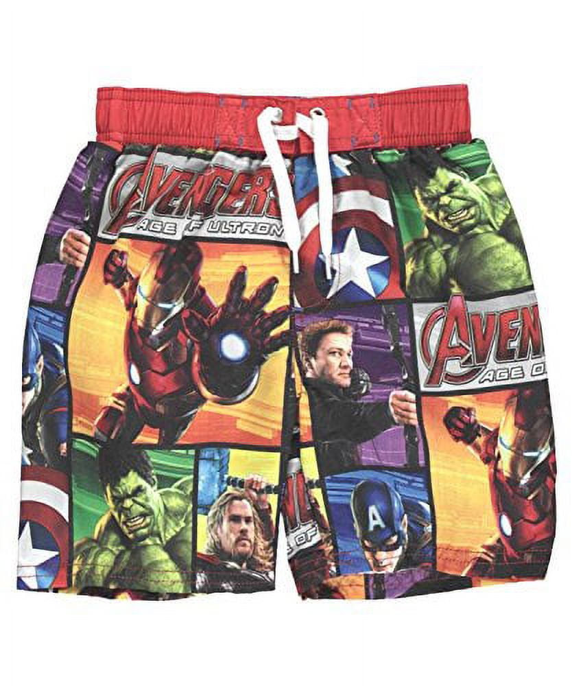 Marvel Boys 4-7 Avengers Swim Trunk - Walmart.com