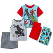 Black Panther Fleece 2 Piece Pajama Sleep Set (Little Boy & Big Boy ...
