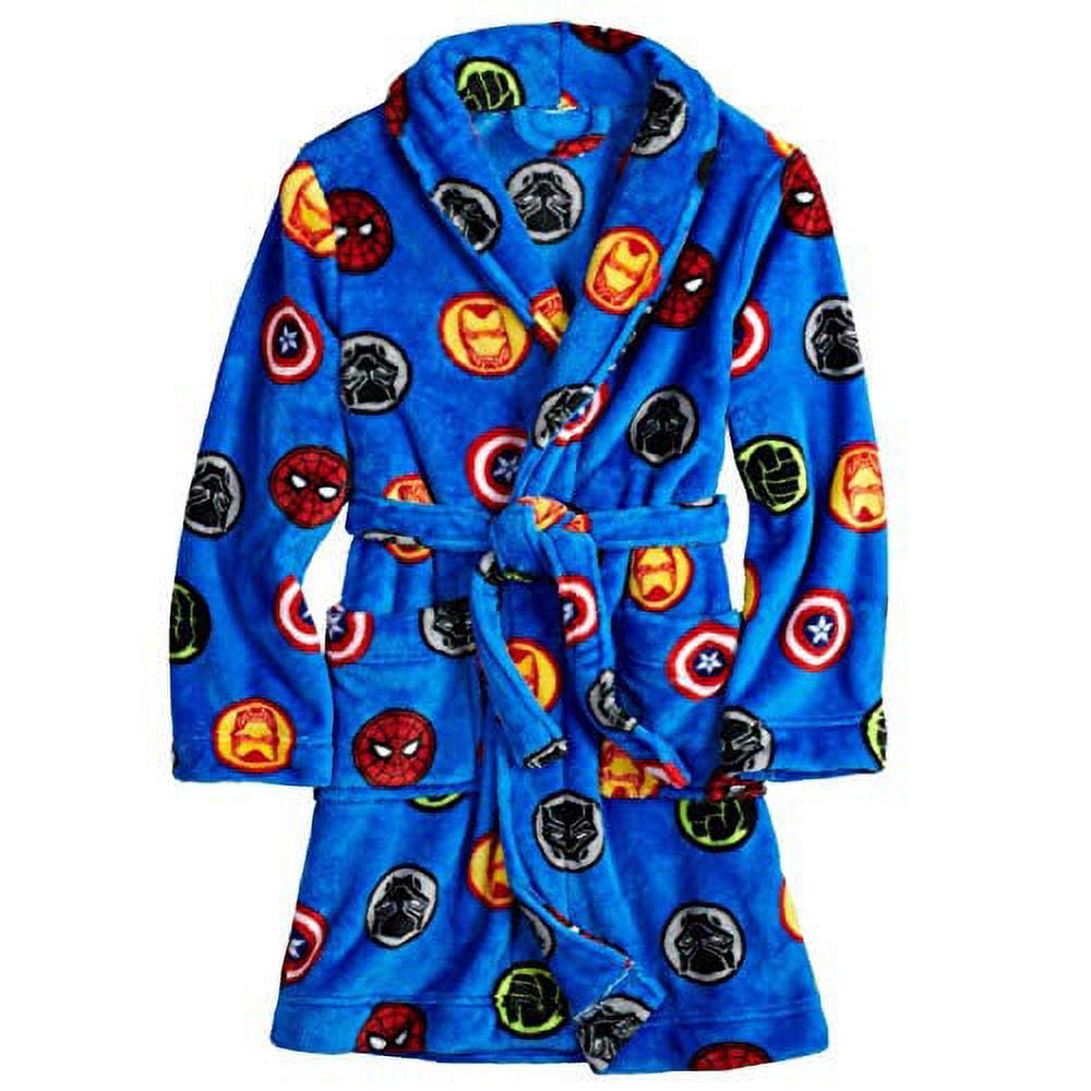 Marvel Boys Avengers Hulk, Iron Man, Spidey, Black Panther Fleece ...