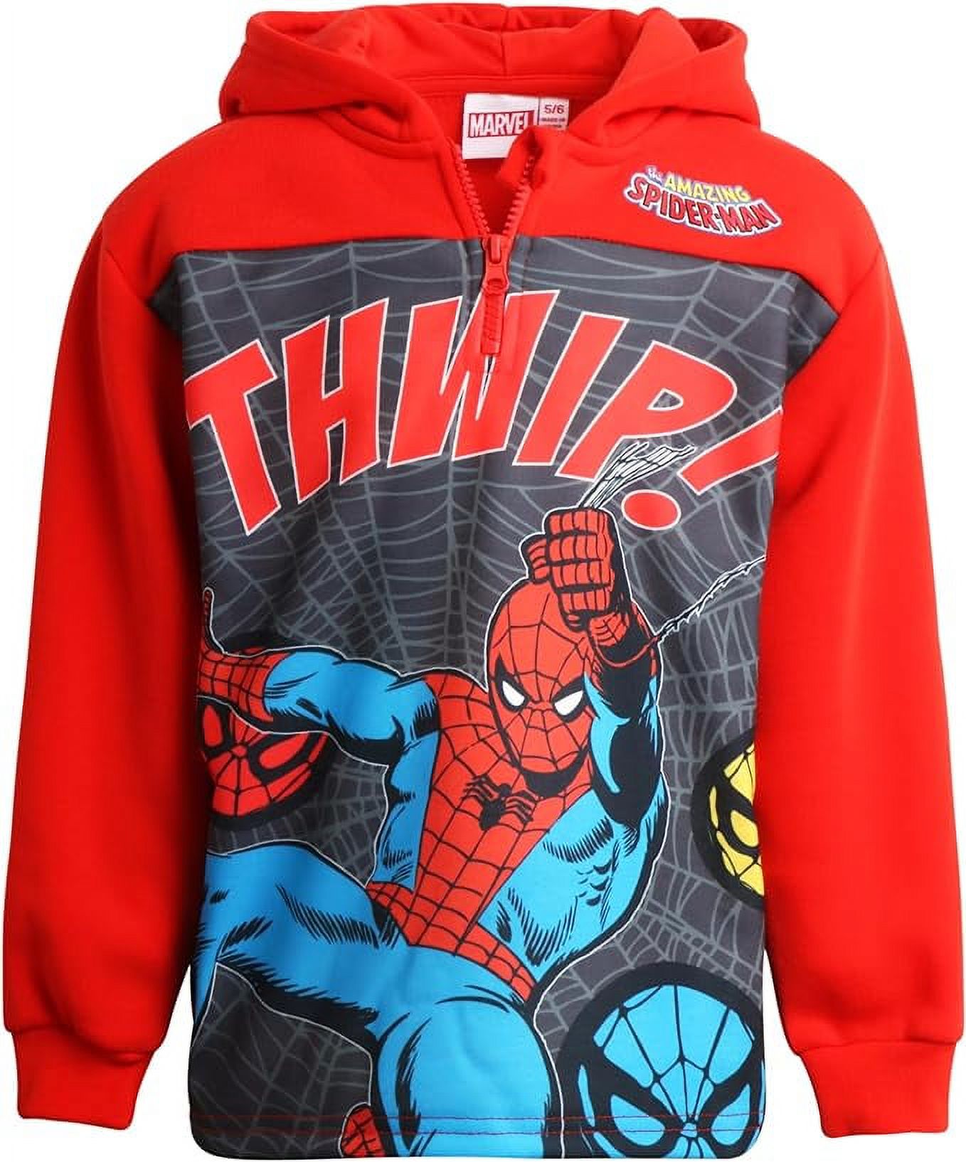 Marvel Boys’ Avengers Spider-Man Reversible Jacket – Sherpa Fleece ...