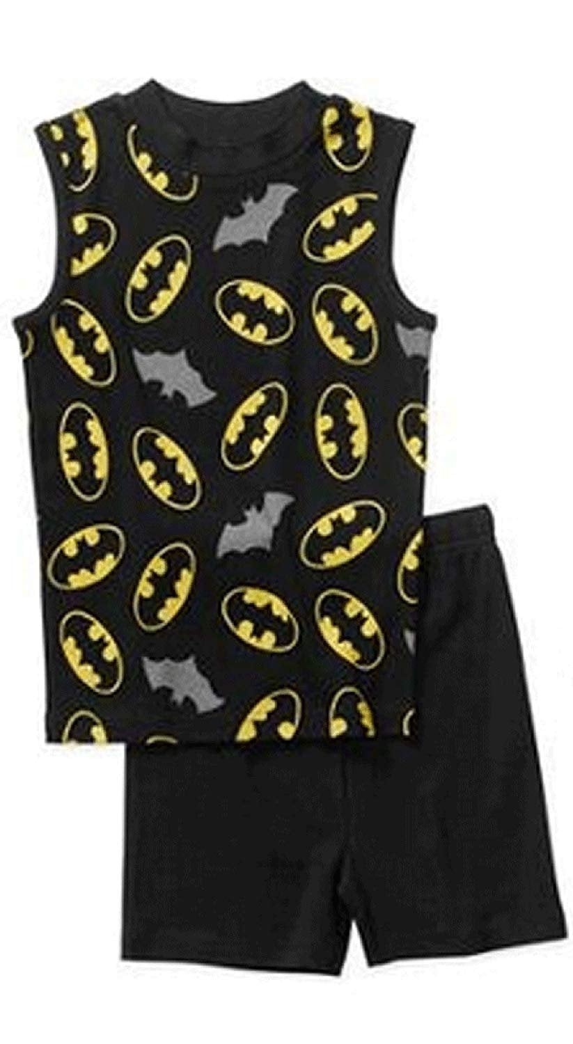 Marvel Boys Batman Pajamas 2 Piece Cotton Sleepwear Set 4 - Walmart.com