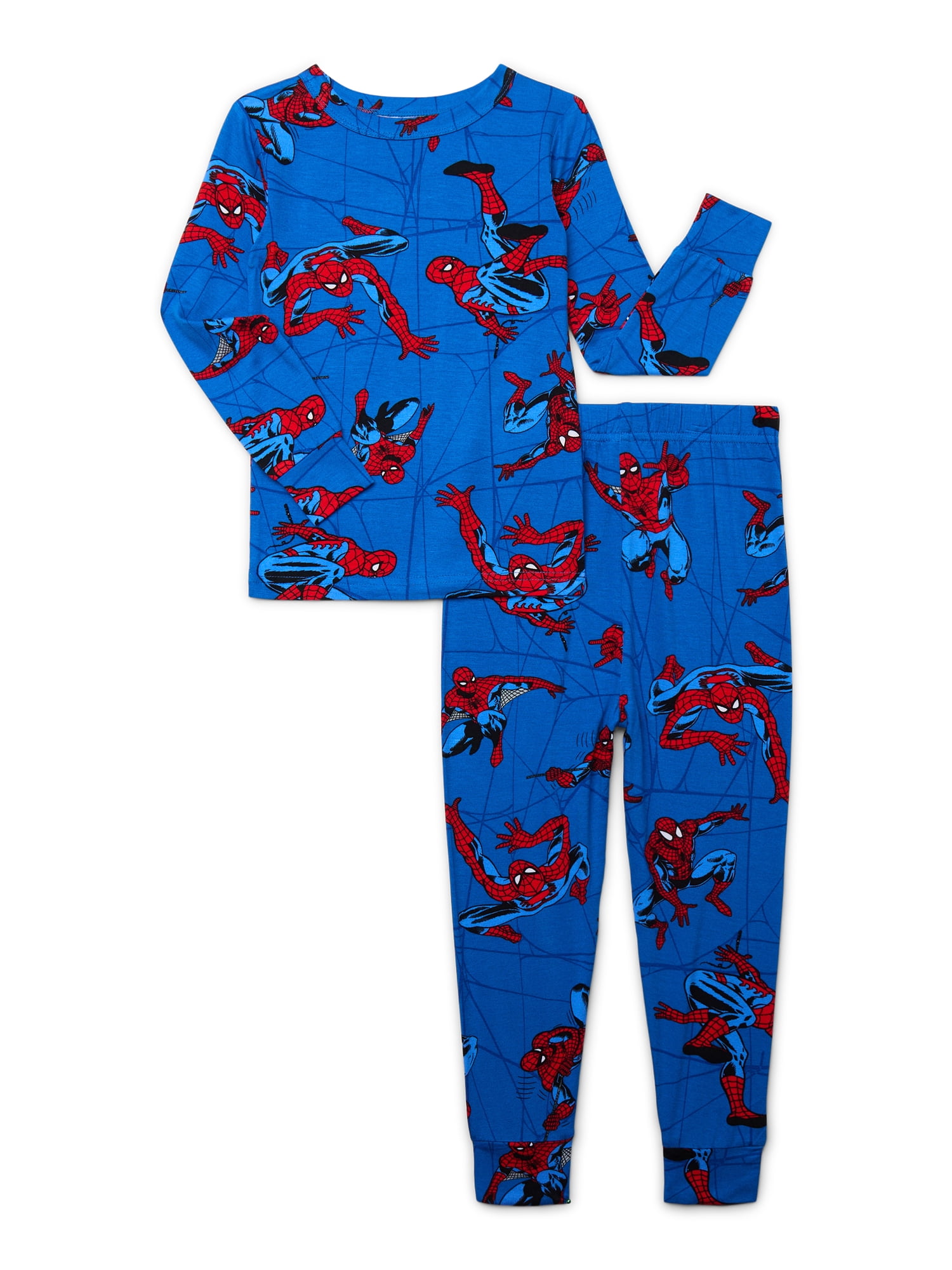 Marvel Boys Long Sleve and Pant Pajama Set, Sizes 4-10 - Walmart.com
