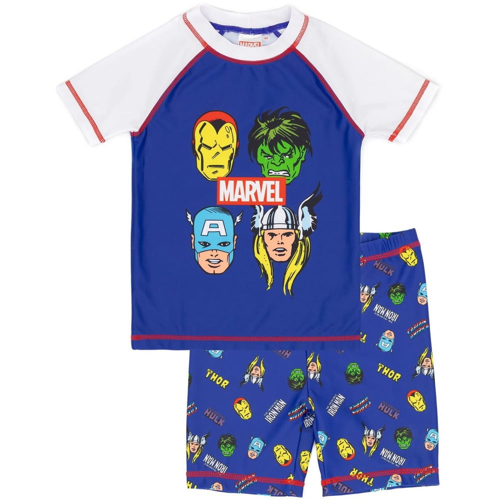 Marvel Boys Superhero Swim Set - Walmart.com