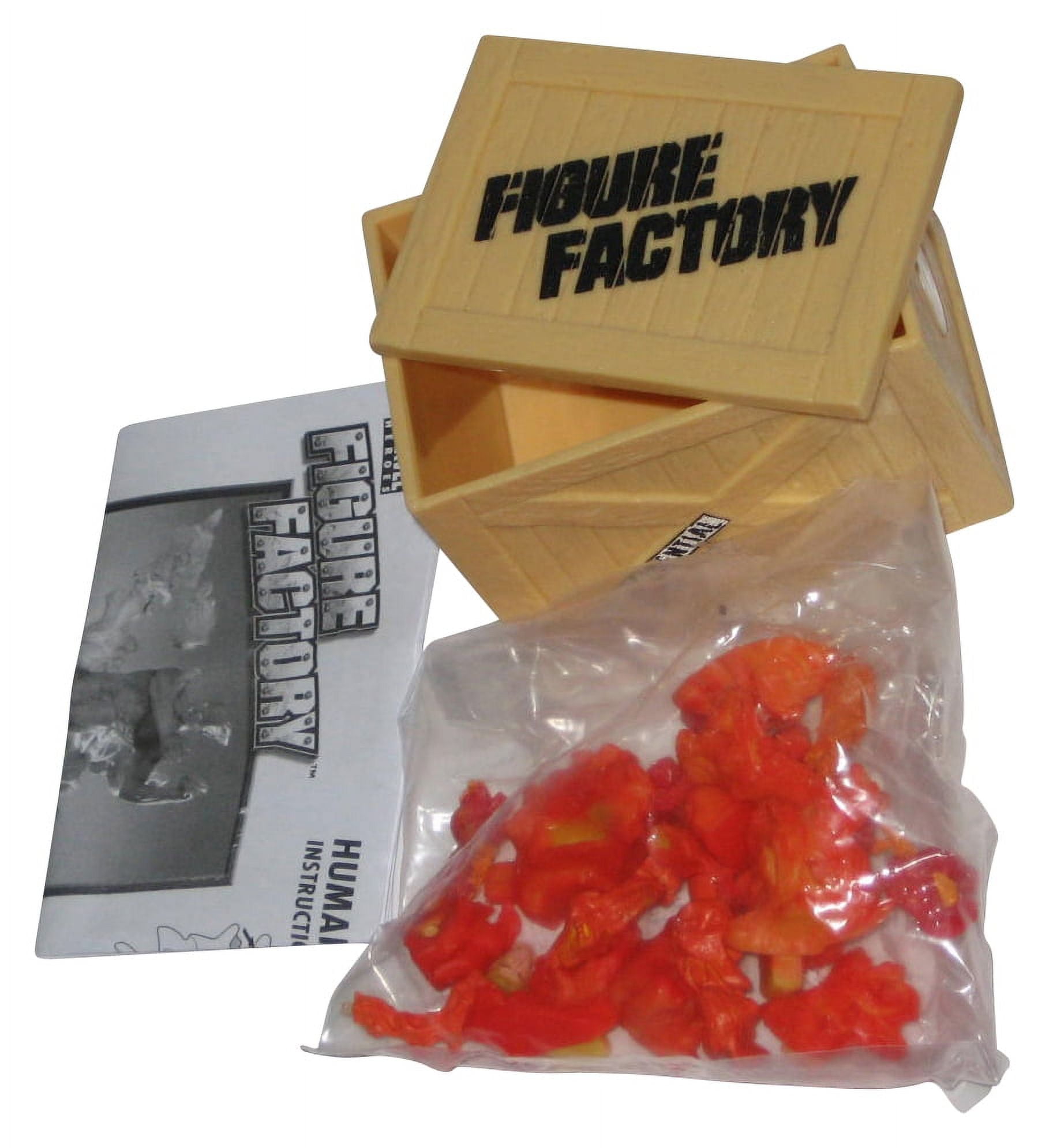 Marvel Build Factory (2005) Toy Biz Human Torch Mystery Variant Figure ...