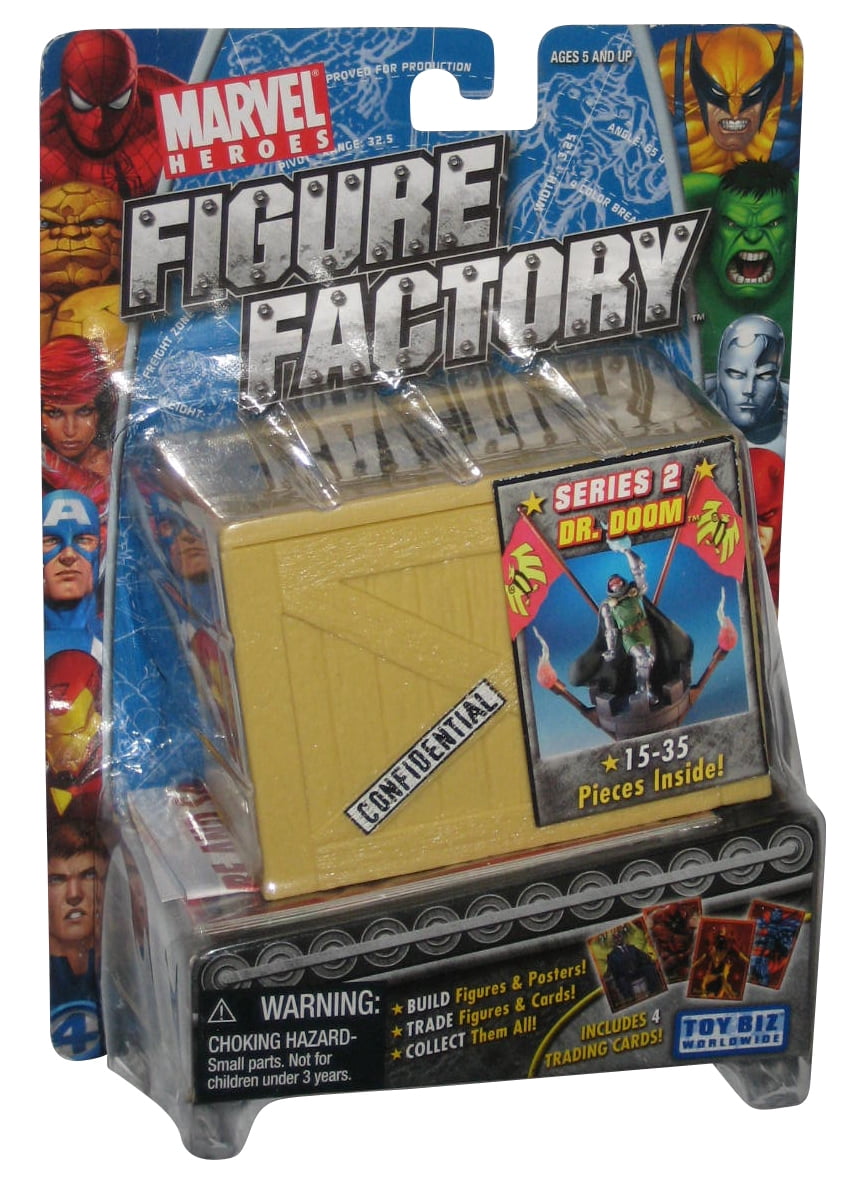 Marvel Build Figure Factory (2005) Toy Biz Fantastic Four Dr. Doom w ...