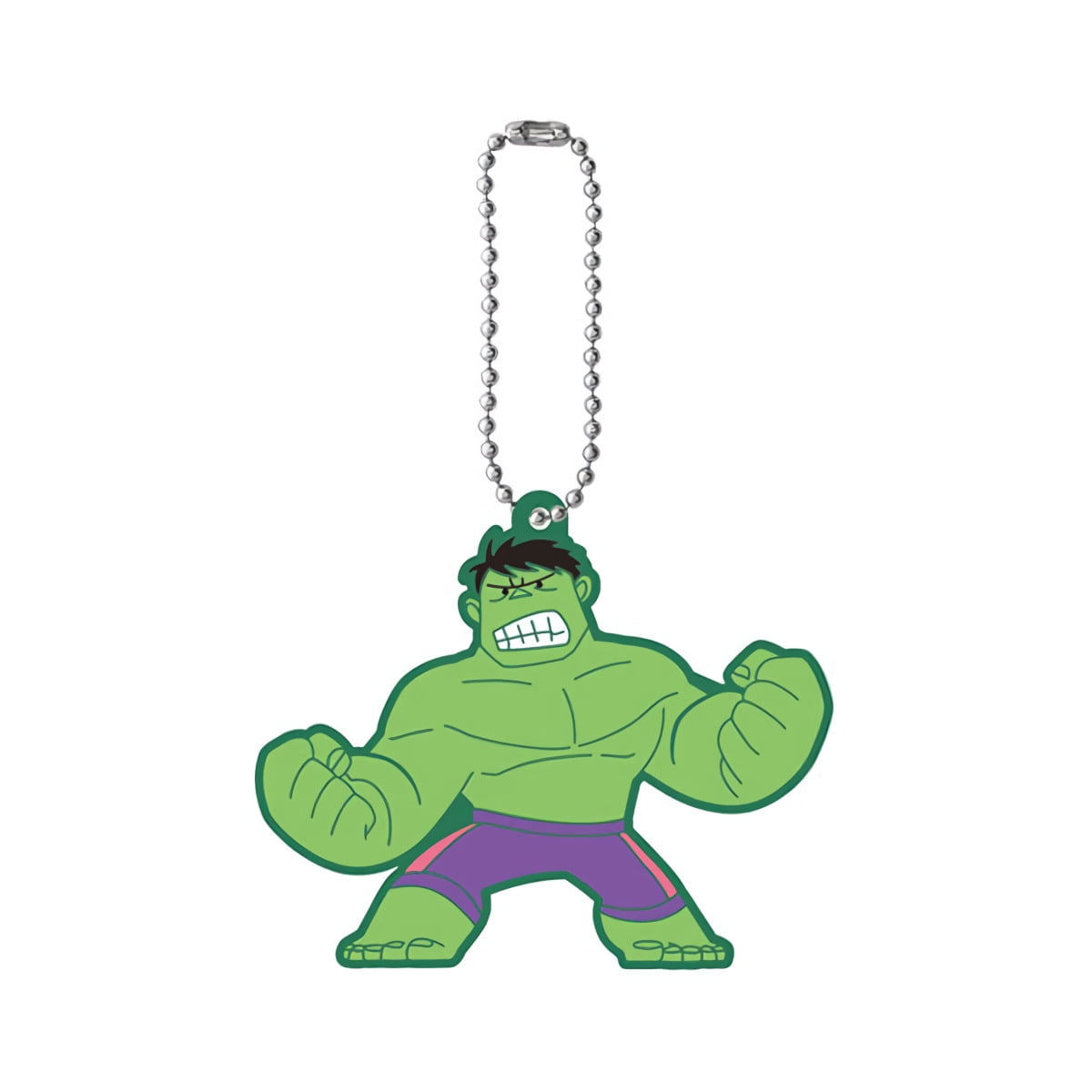 Marvel Capsule Rubber Mascot Hulk Trading Strap Keychain - Walmart.com