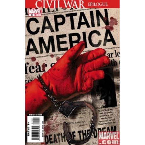 Marvel Captain America #25 1st Printing [Steve Epting Cover] - Walmart.com